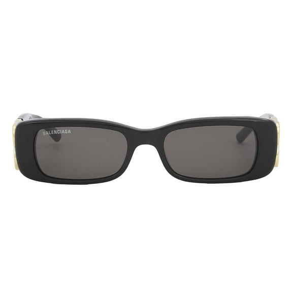 Balenciaga Grey Rectangular Ladies Sunglasses BB0096S 001 51 - Walmart.com
