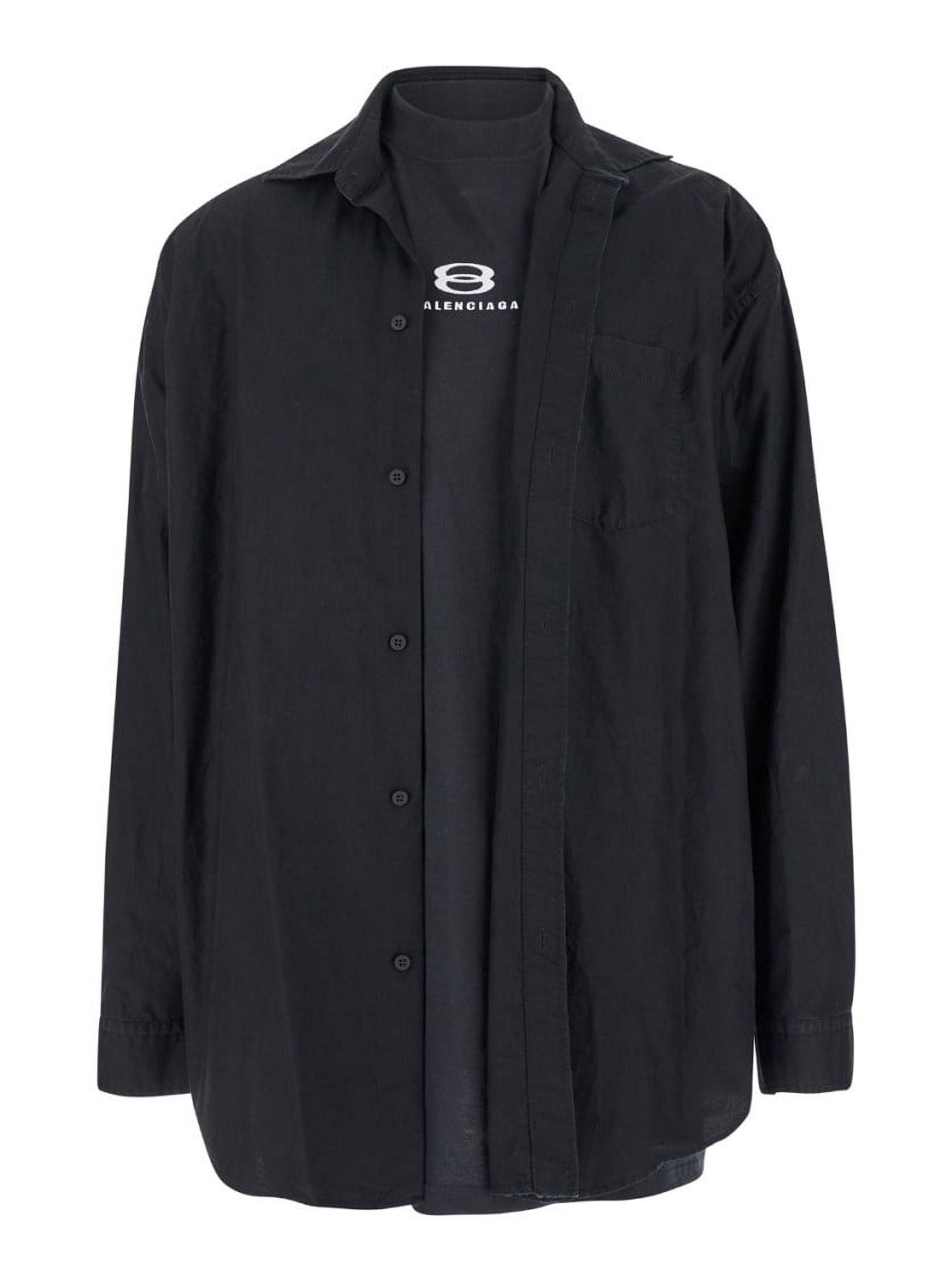 Balenciaga Layered Unity Sports Icon' Black Shirt (Men's) - Walmart.com