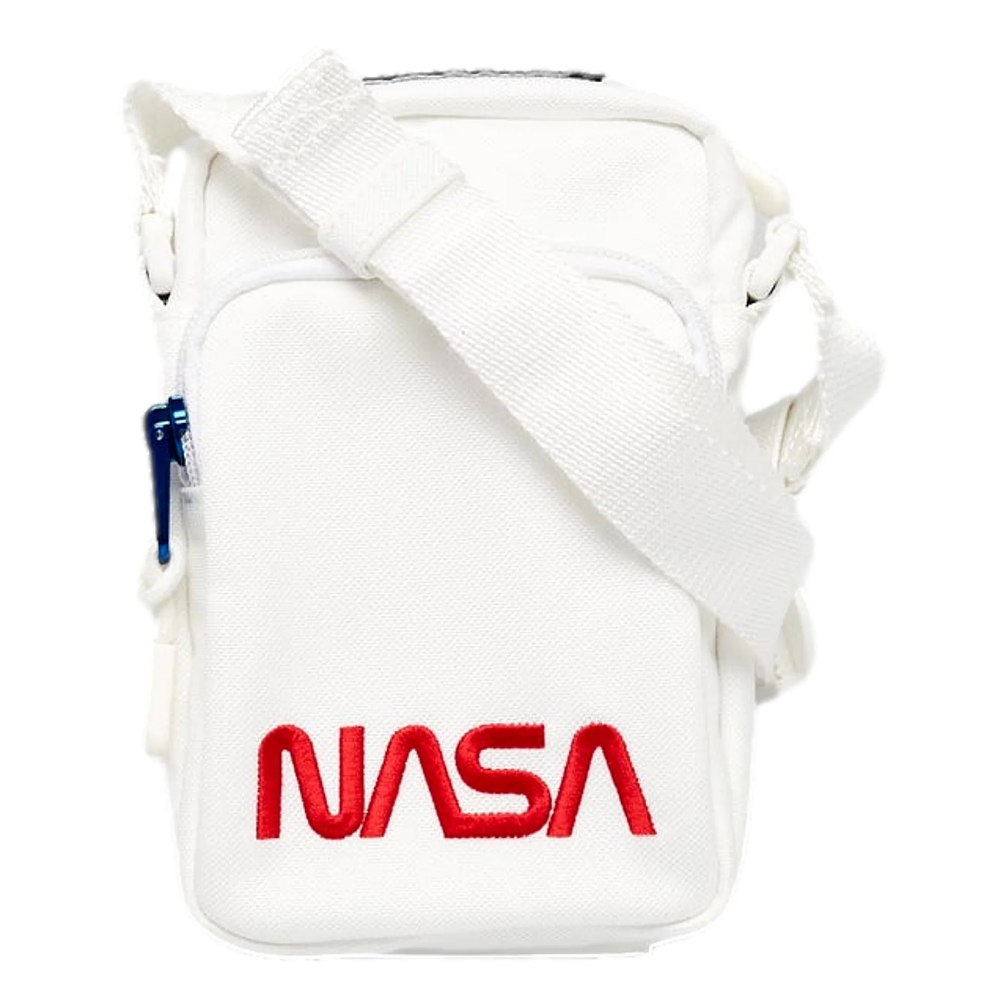 Balenciaga Nasa Logo Phone Holder Crossbody Bag White Recycled Nylon ...