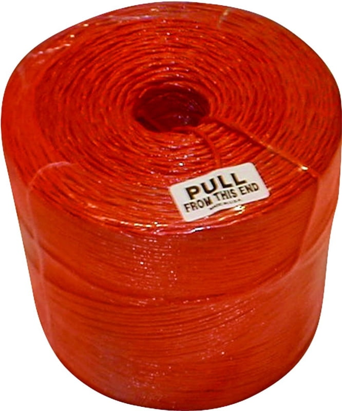 Baler Twine, Orange Poly, Two 4,500' Spools, Tytan, PBT9130TONBP ...