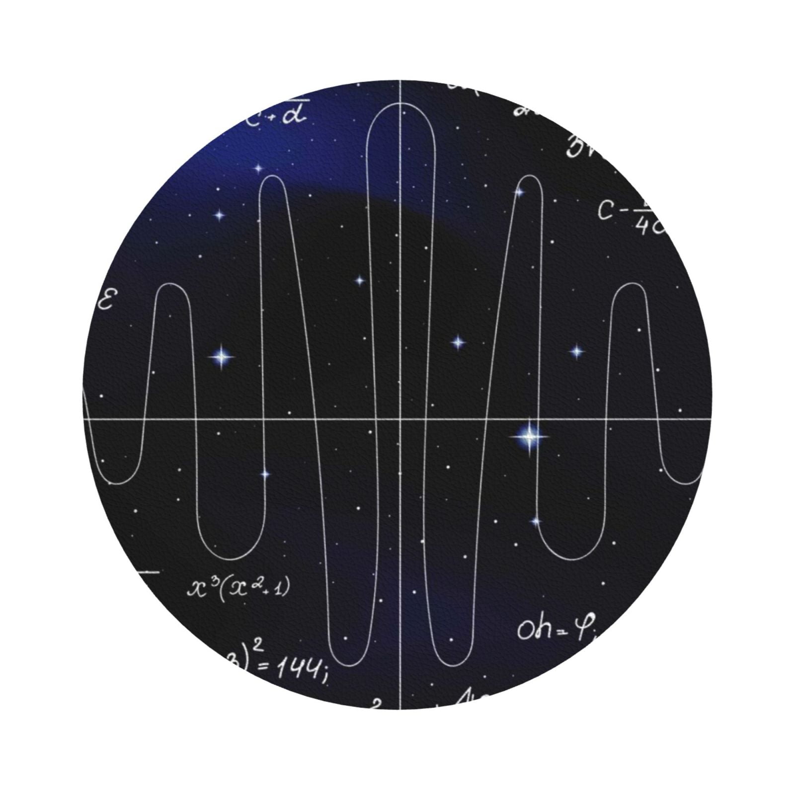 Balery 6 Pcs Mathematica Scienceleather Coasters Set, Drink Table Cup ...