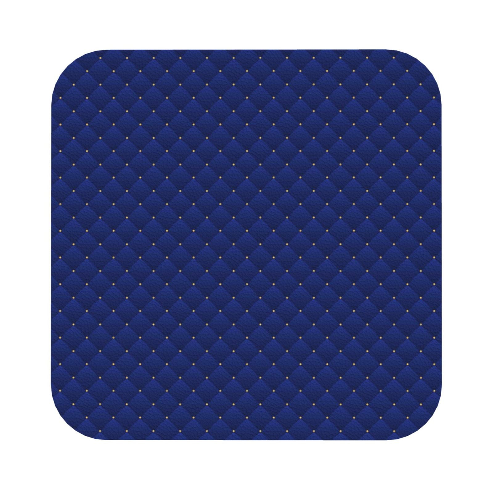 Balery 6 Pcs Navy Blueleather Coasters Set, Drink Table Cup Coasters ...