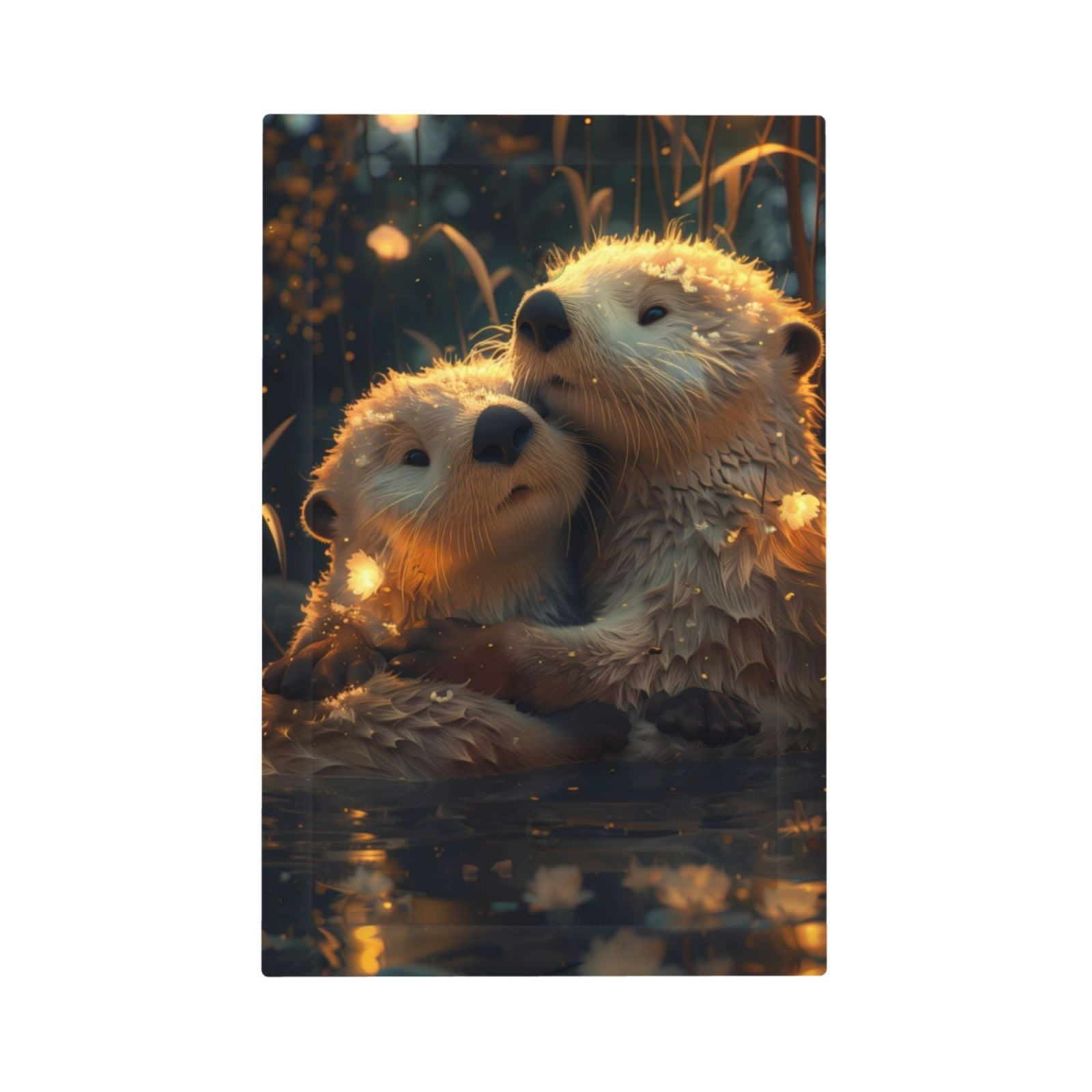 Balery Adorable Otter Pair Hug for Duplex Wall Plates Kit, Electrical ...