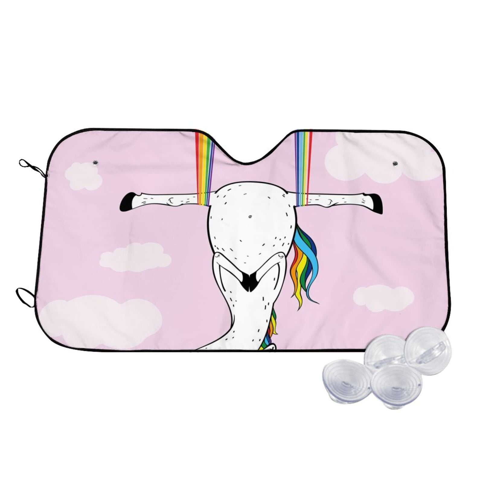 Balery Aerial Yoga For Unicorn Windshield Sun Shade, Car Front Window Sunshade Cover ,Automotive ...