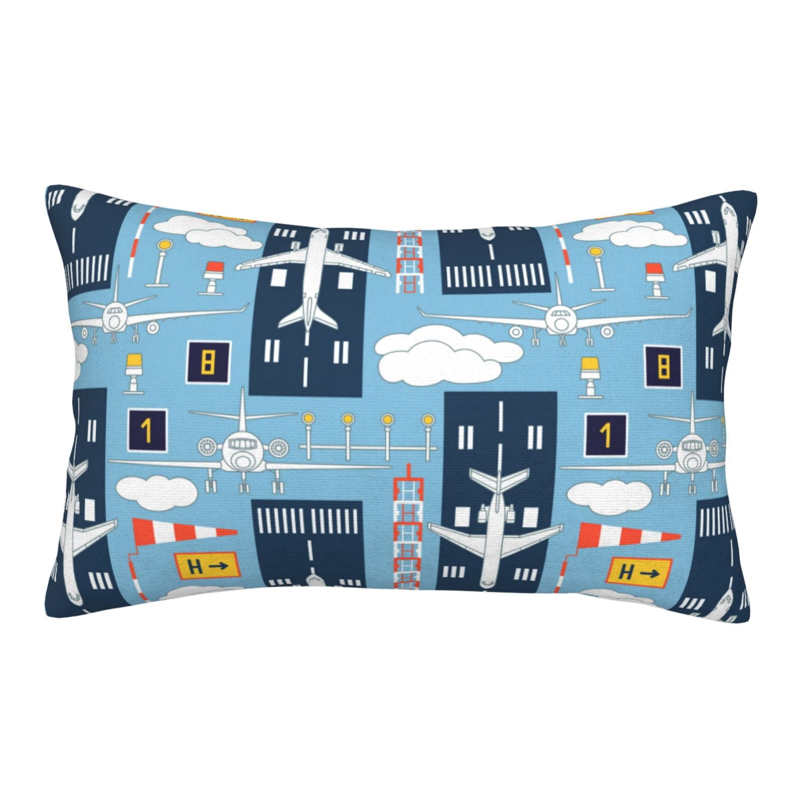 Balery Airplanes and Aviation Signs Bedding Queen Pillow Cases ...