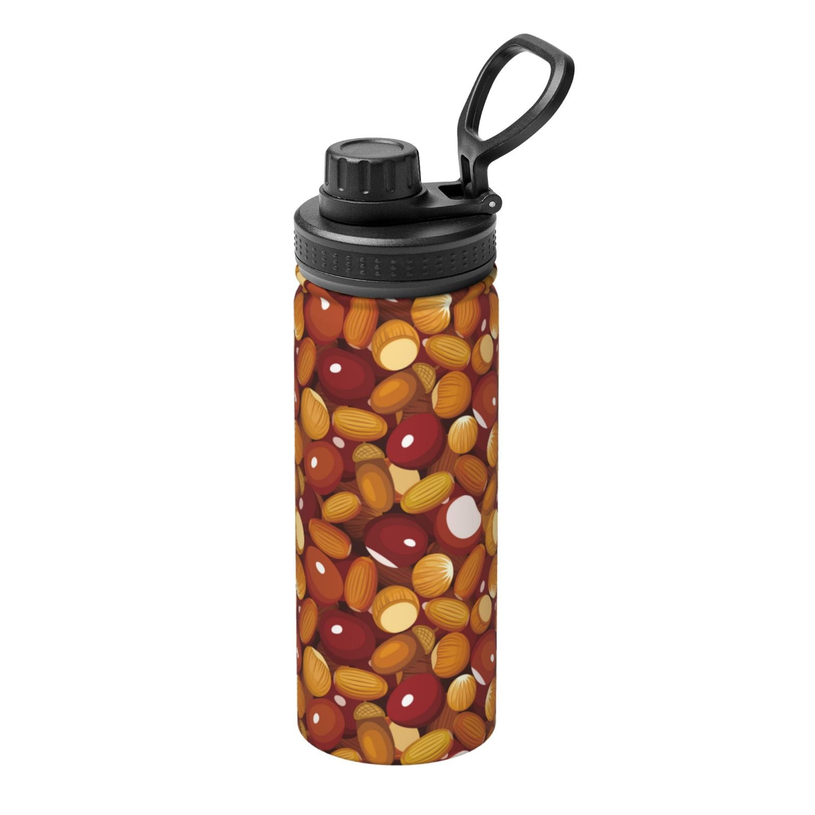 Balery Almond Nuts Pattern 18oz Sports Insulated Kettle Stainless Steel ...