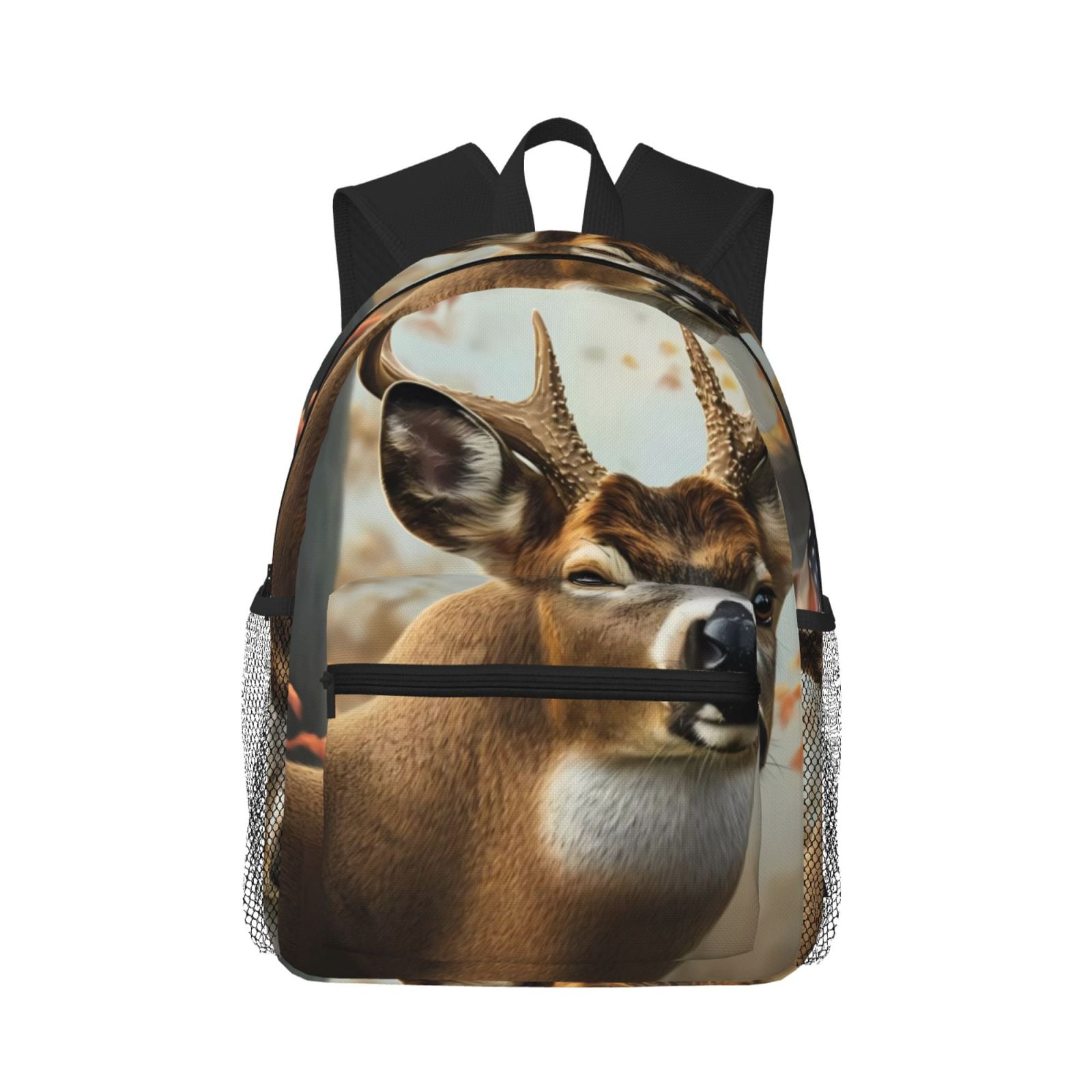 Balery American Wildlife Deer Forest Backpack for Women Men,Lightweight ...