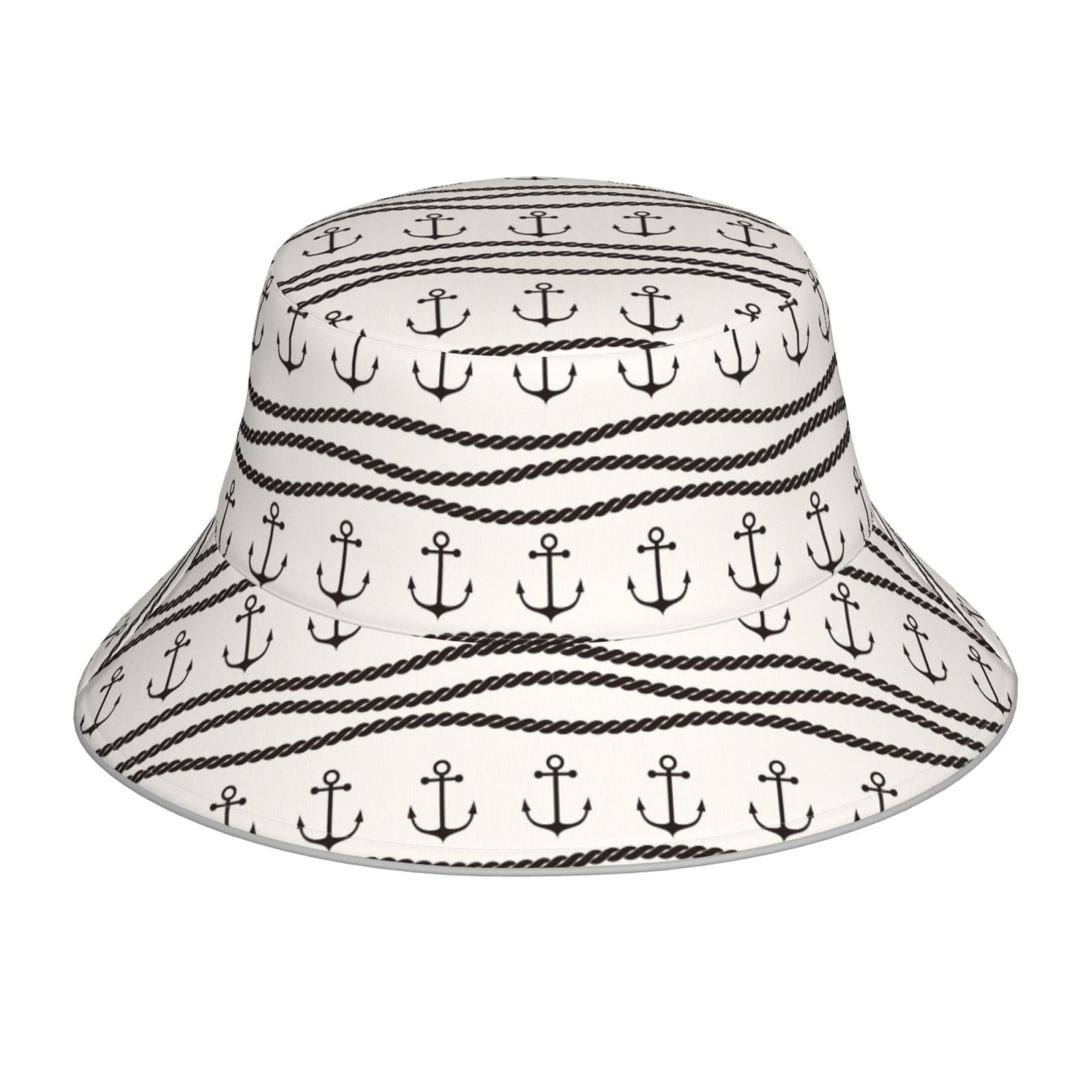 Balery Anchors and Ropes Sun Hats for Men Women Bucket Hat UPF 50 ...