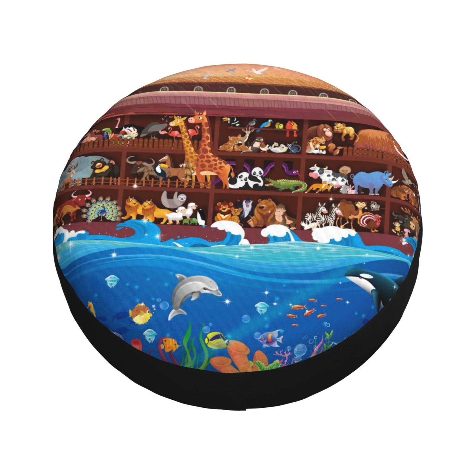 Balery Animals On Noah's Ark2 Tire Covers - Tough Tire Wheel Protector ...
