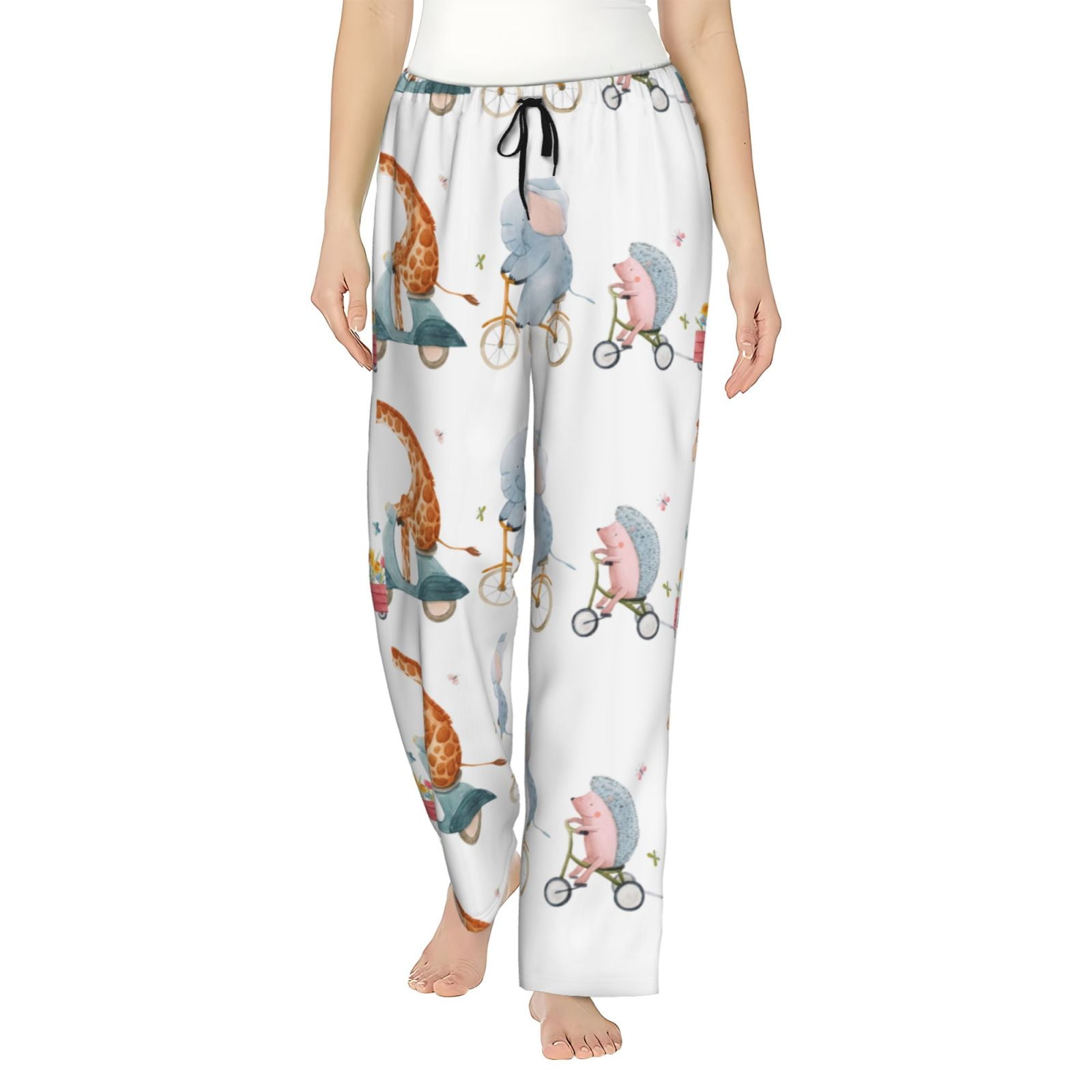Balery Animals in Transport print Women's Pajama Pants,Ultra ...