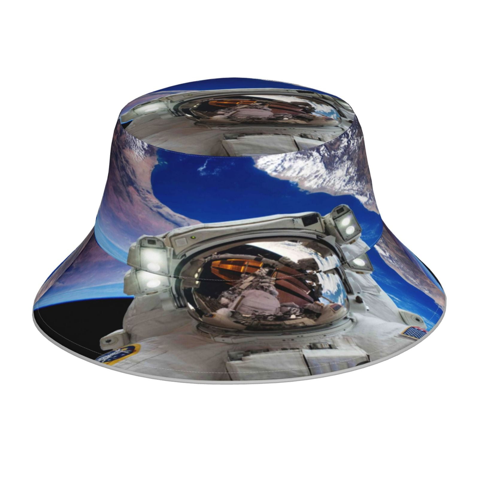 Balery Astronaut in Outer Space Sun Hats for Men Women Bucket Hat UPF ...