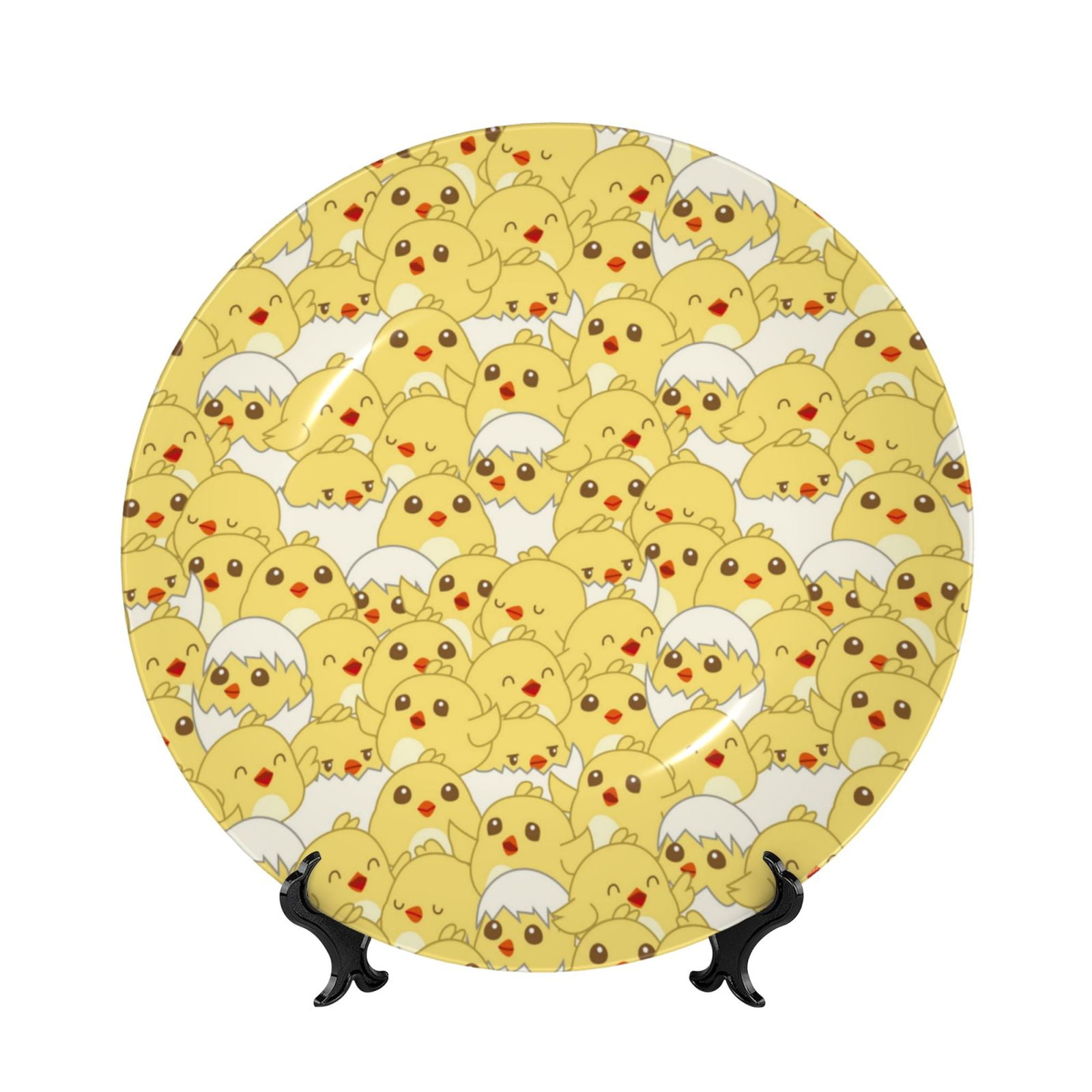 Balery Baby Chicks Print Bone China Decorative Plate Ceramic Dinner ...