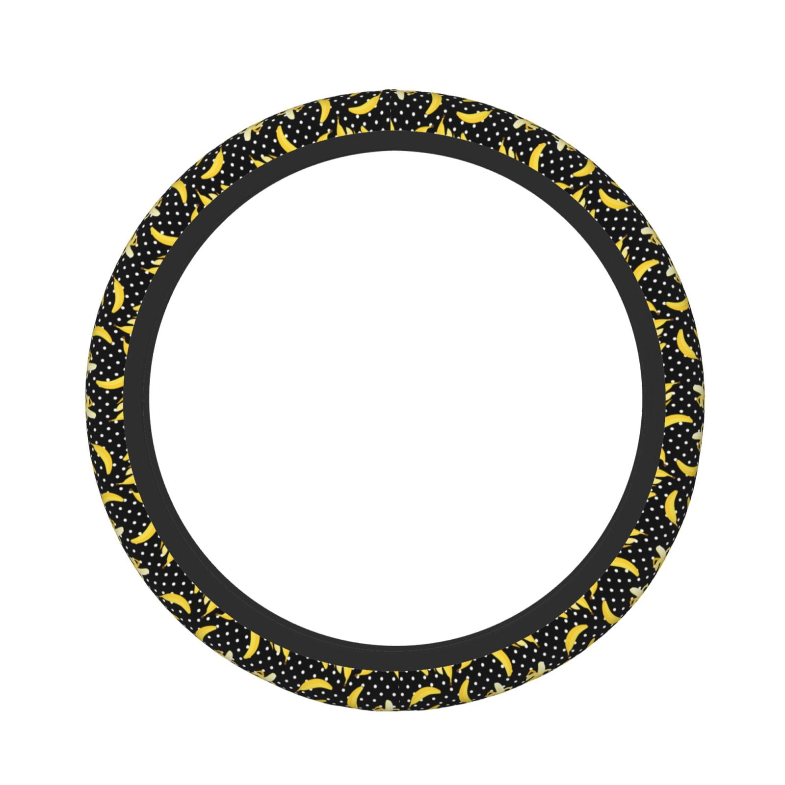 Balery Banana print Steering Wheel Covers Elastic Skidproof Steering ...