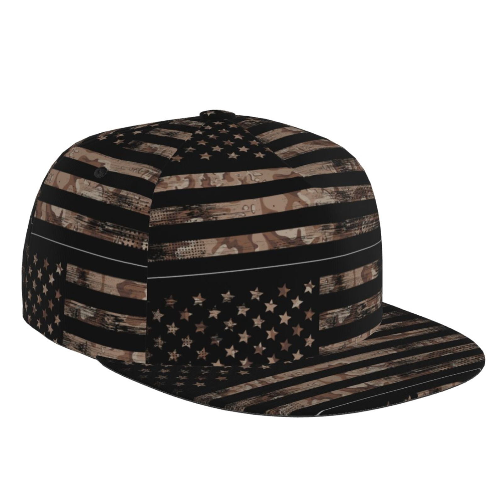 Balery Baseball Cap Flat Bill Hats for Men Adjustable Size for Running ...