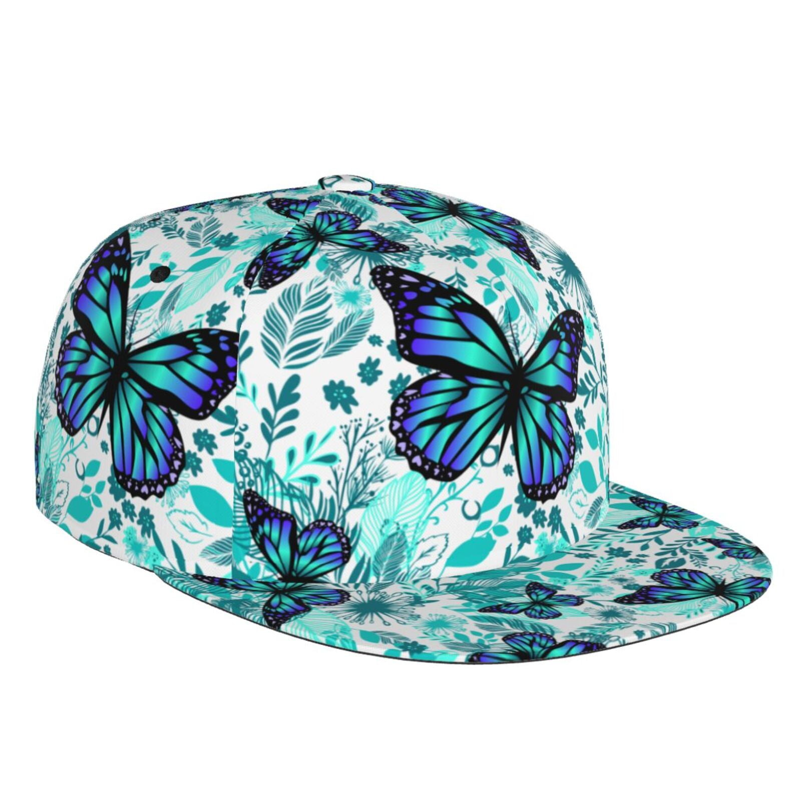 Balery Baseball Cap Flat Bill Hats for Men Adjustable Size for Running ...