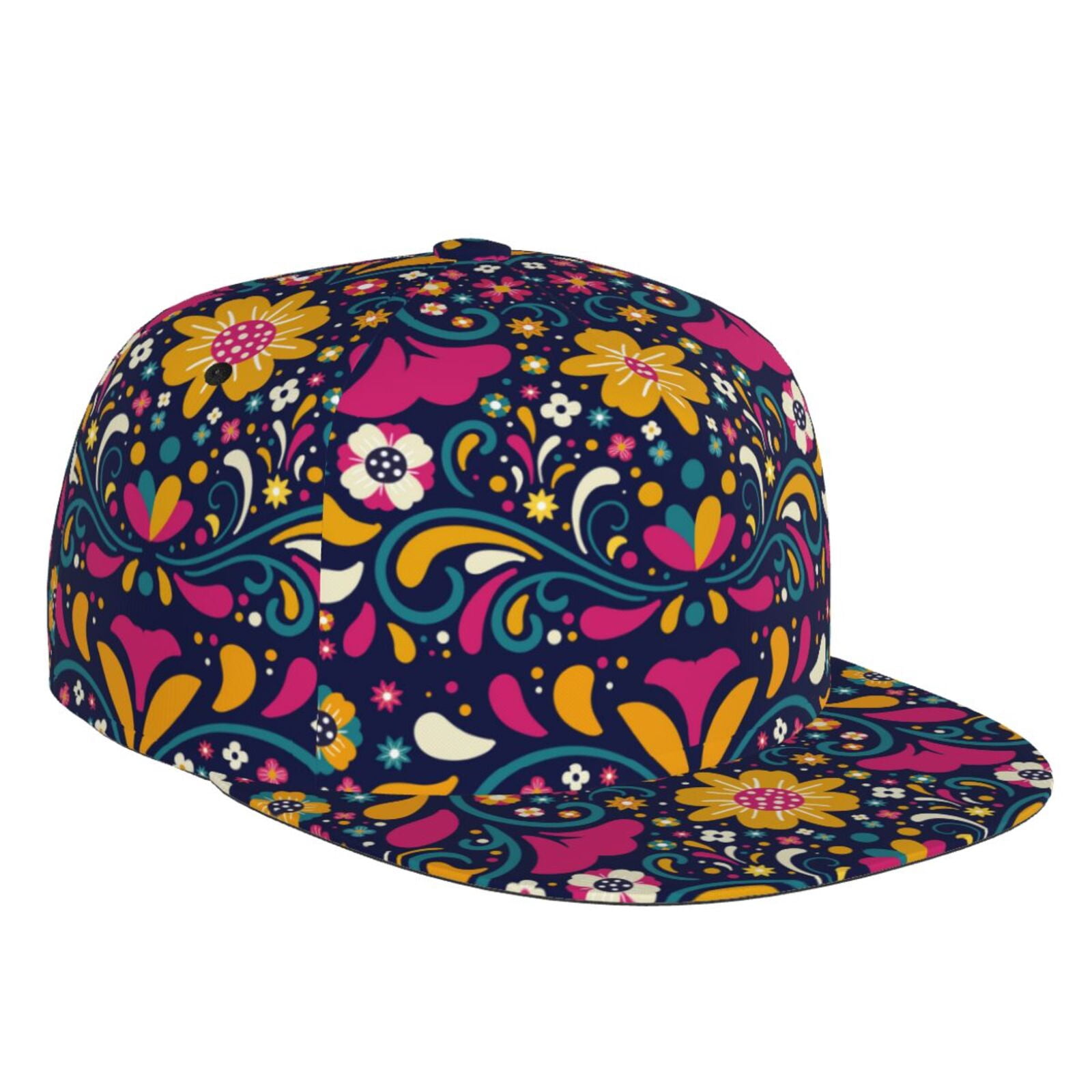 Balery Baseball Cap Flat Bill Hats for Men Adjustable Size for Running ...