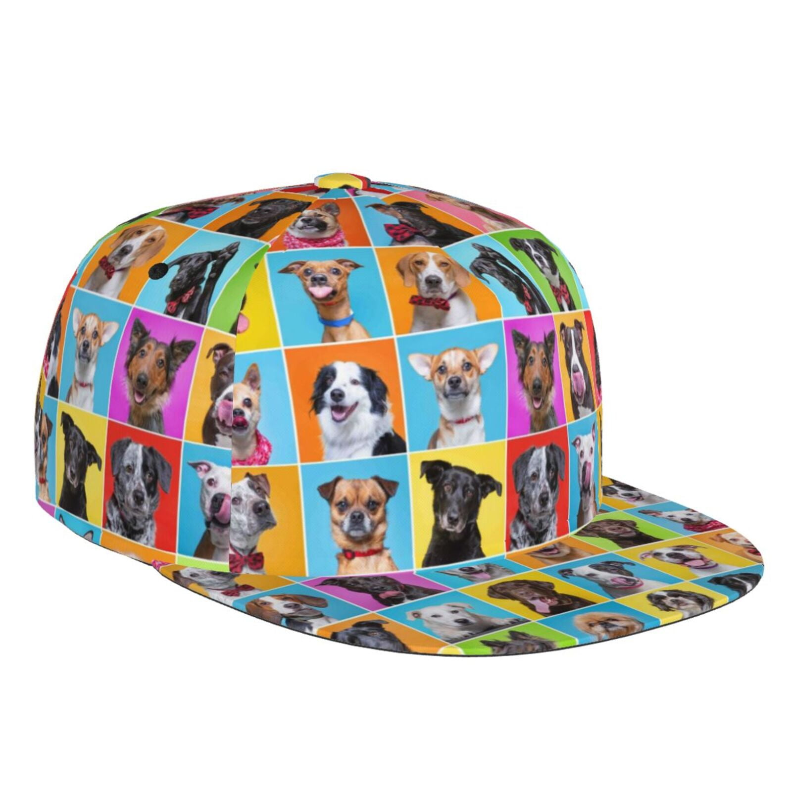 Balery Baseball Cap Flat Bill Hats for Men Adjustable Size for Running ...