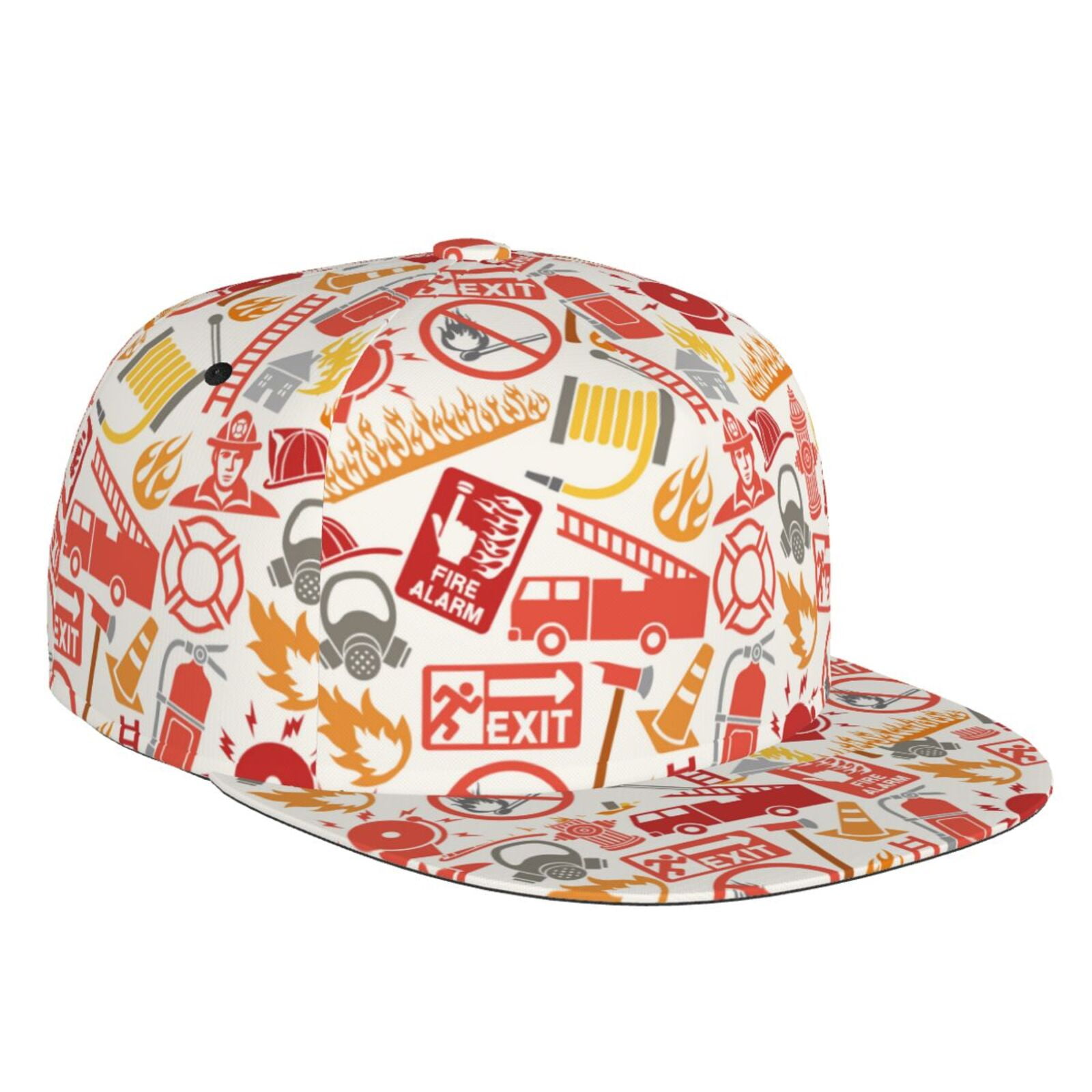 Balery Baseball Cap Flat Bill Hats for Men Adjustable Size for Running ...