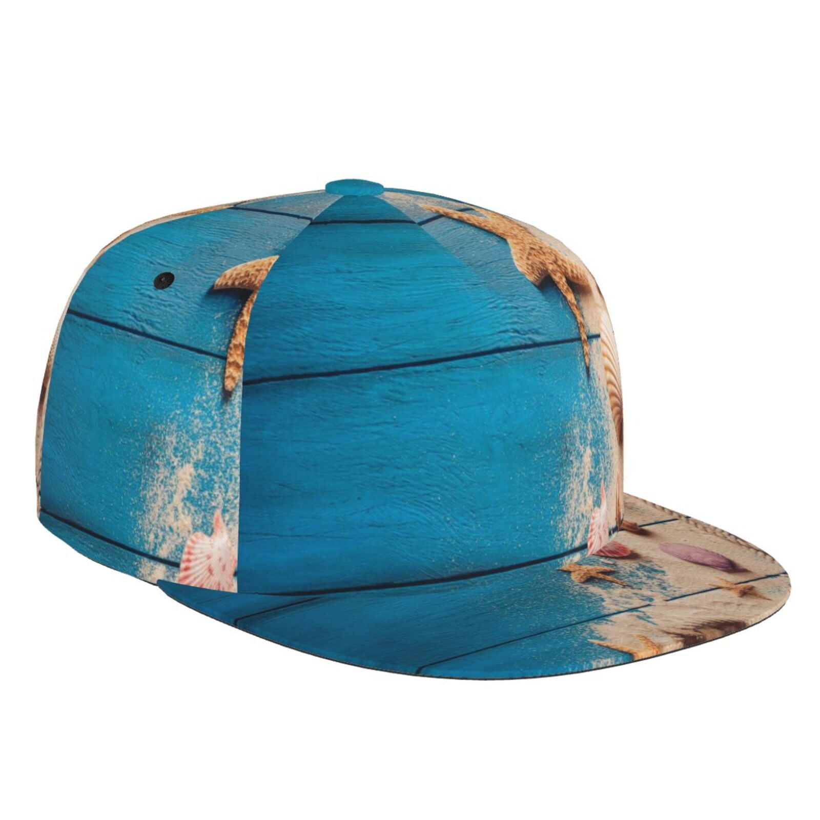 Balery Baseball Cap Flat Bill Hats for Men Adjustable Size for Running ...