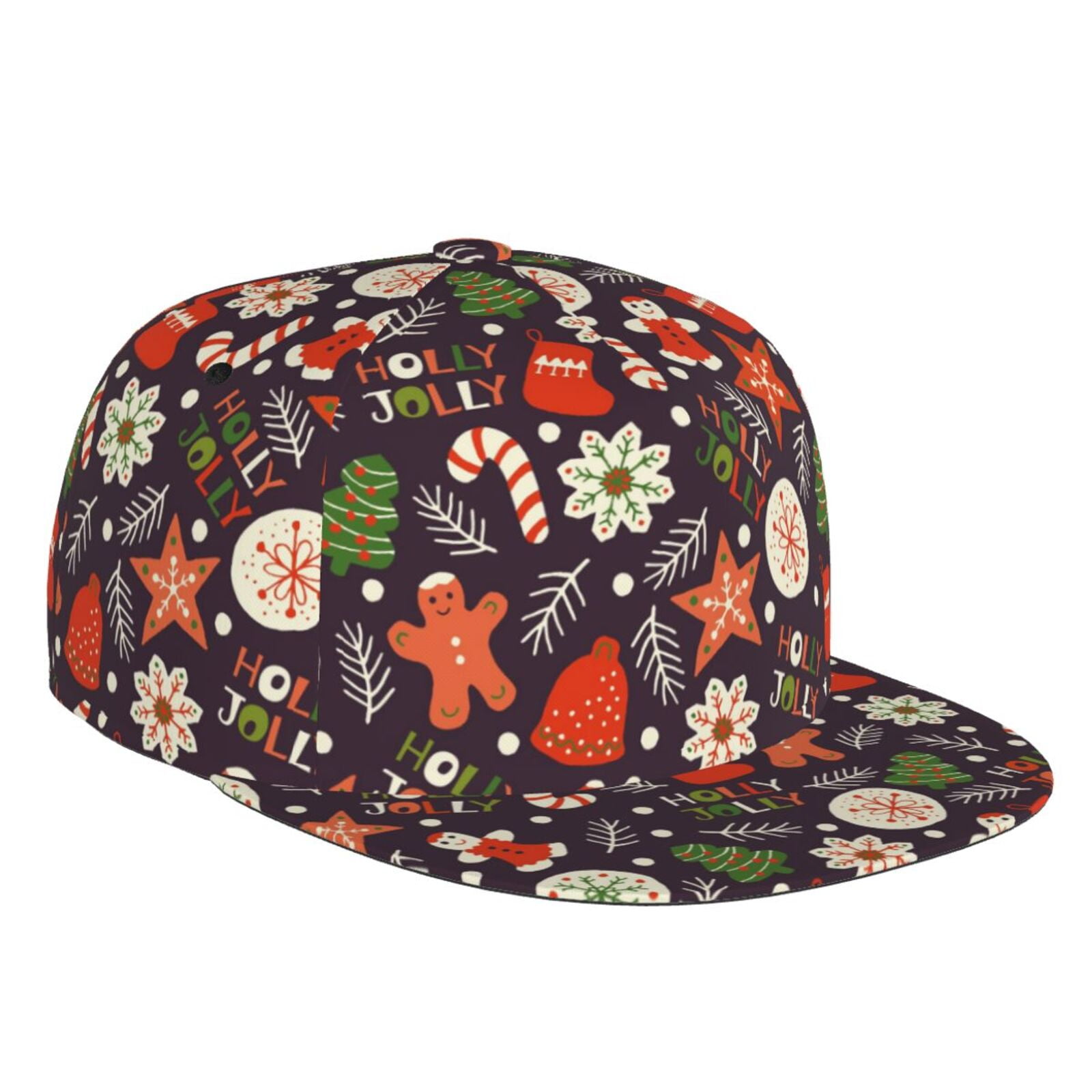 Balery Baseball Cap Flat Bill Hats for Men Adjustable Size for Running ...
