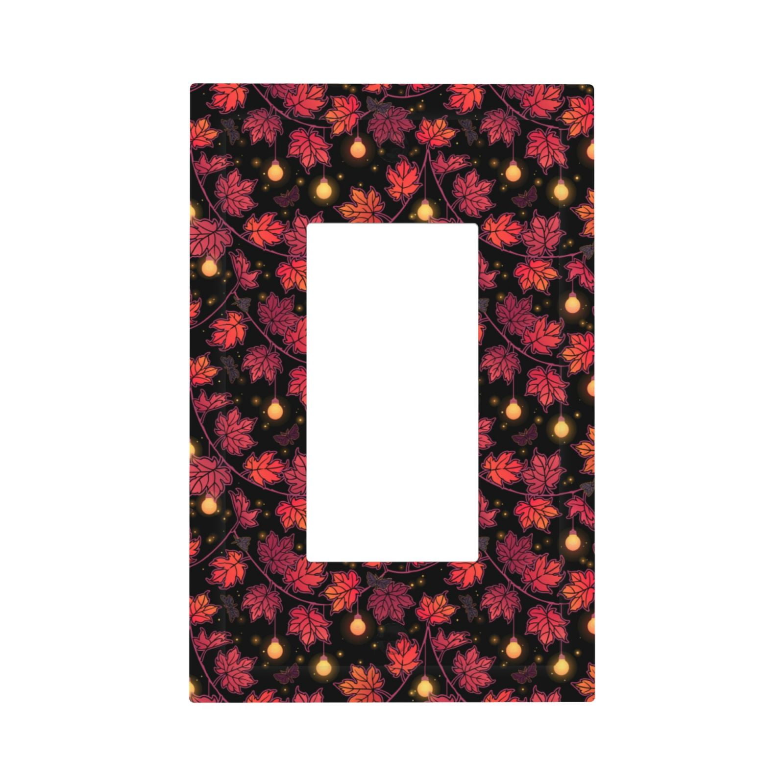 Balery Beautiful Maple Leaf Lantern for Duplex Wall Plates Kit ...