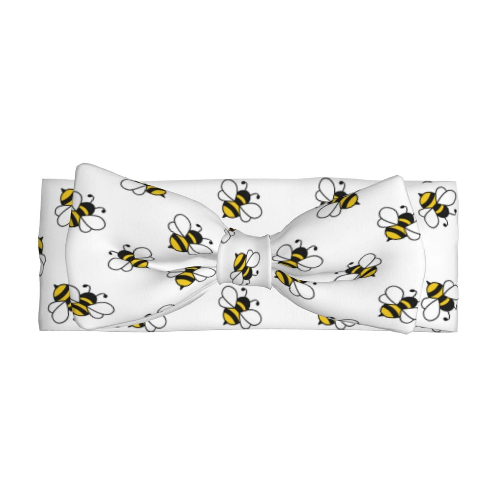 Balery Bee Pattern Baby Headbands Hairbands Hair Bow Elastics for Baby Girls Newborn Infant ...