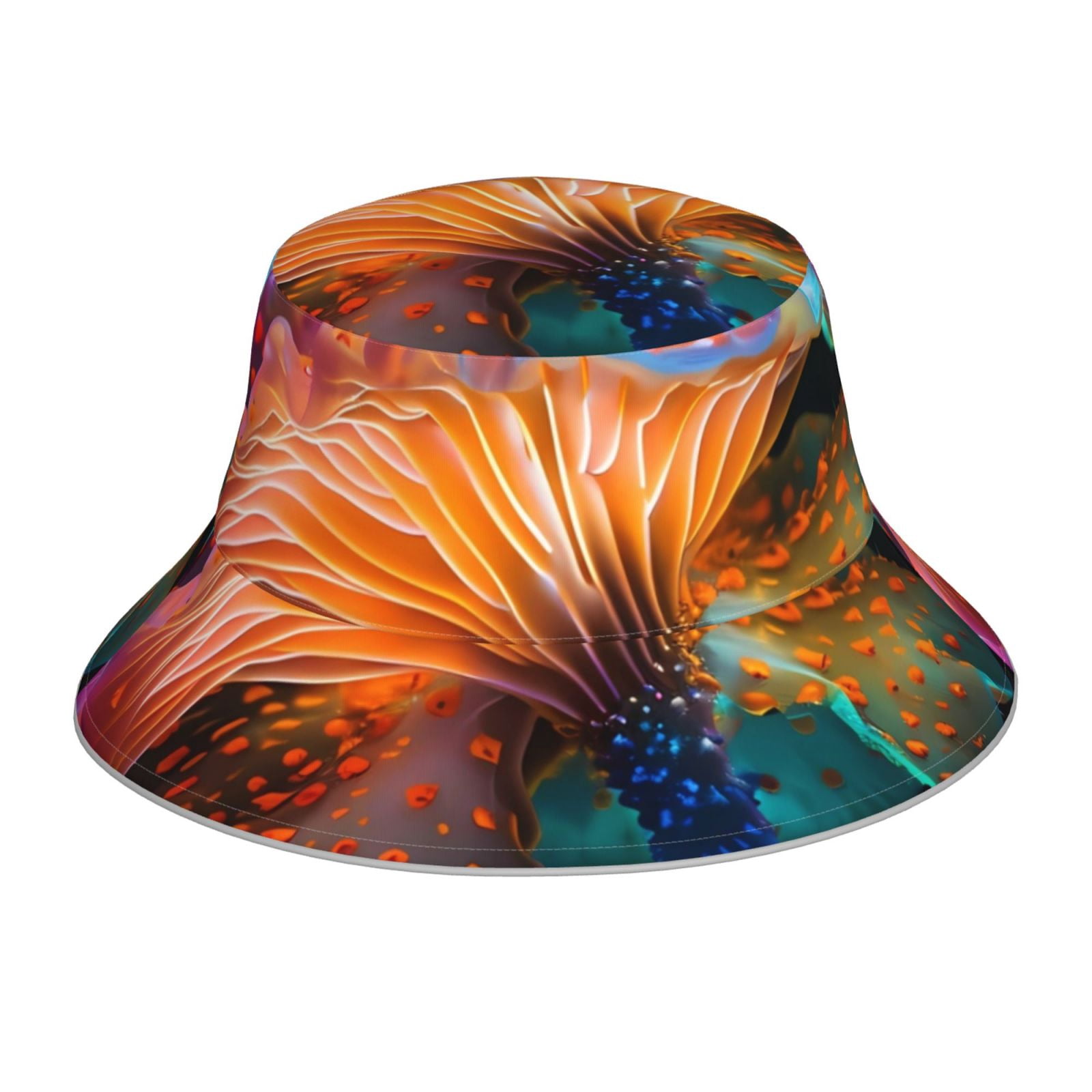 Balery Bioluminescent Underwater Flower Sun Hats for Men Women Bucket ...