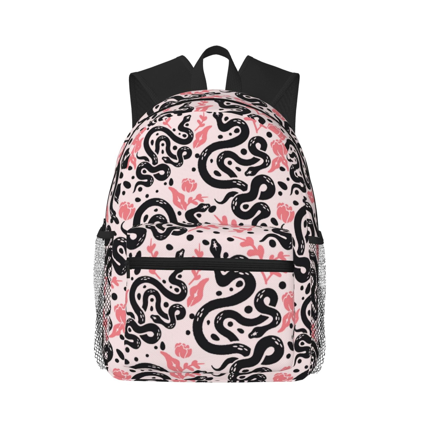 Balery Black Snake Backpack for Women Men,Lightweight Casual Travel ...