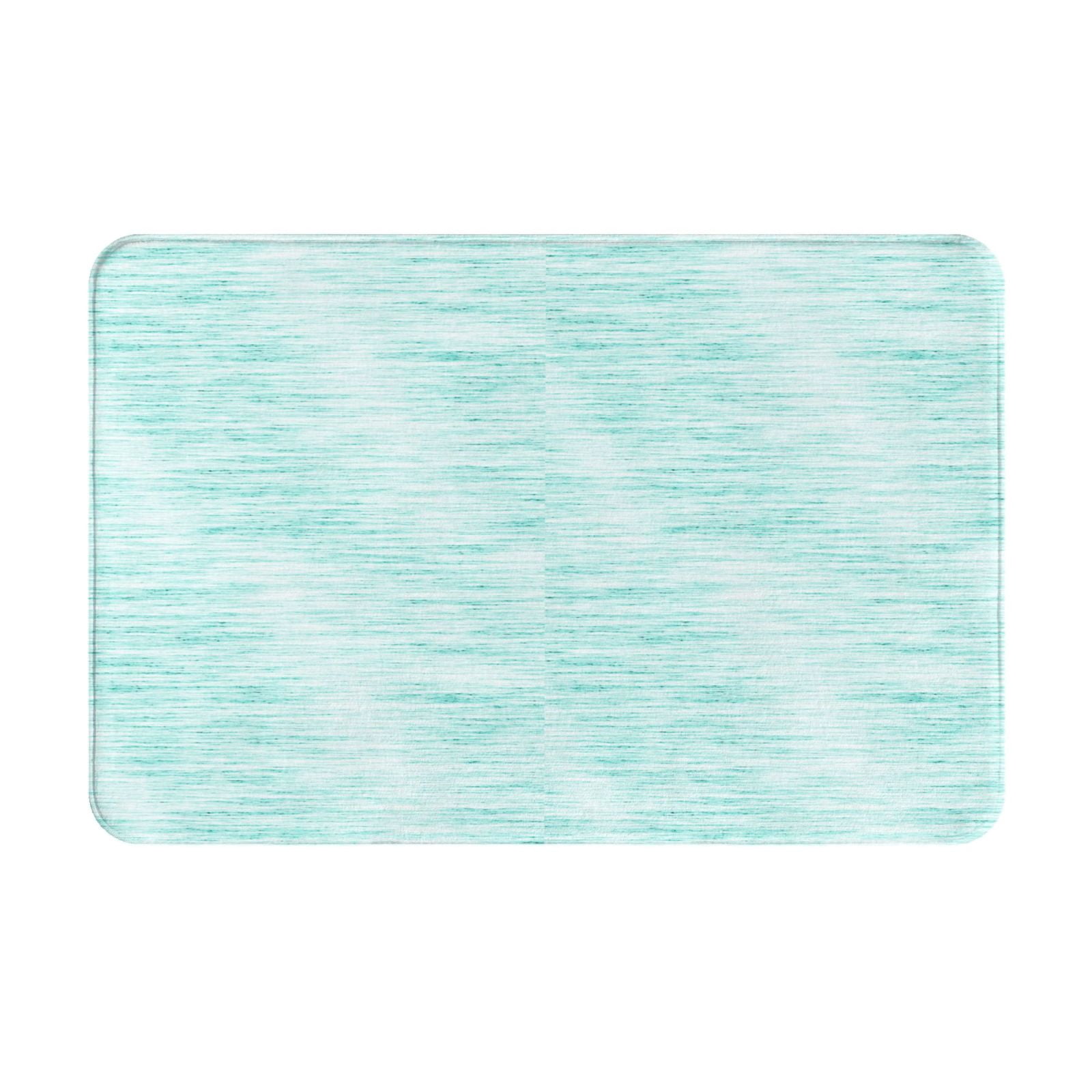 Balery Blue Bright Doormat, Durable Flannel Fabric, Waterproof Stain ...