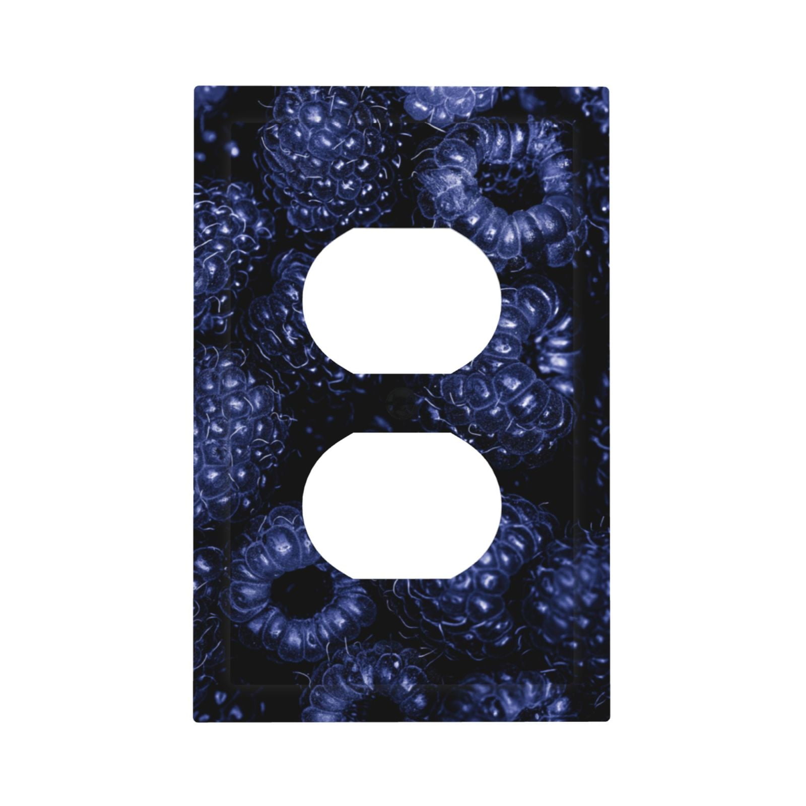 Balery Blue-Purple Raspberries for Duplex Wall Plates Kit, Electrical ...