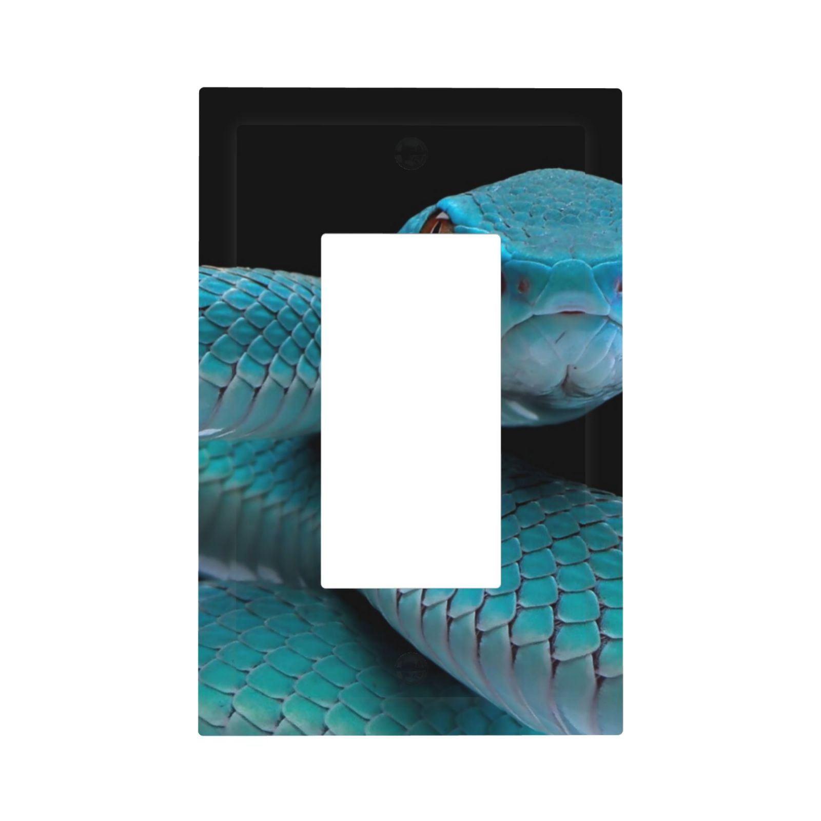 Balery Blue Viper Snake1 for Duplex Wall Plates Kit, Electrical Outlet ...