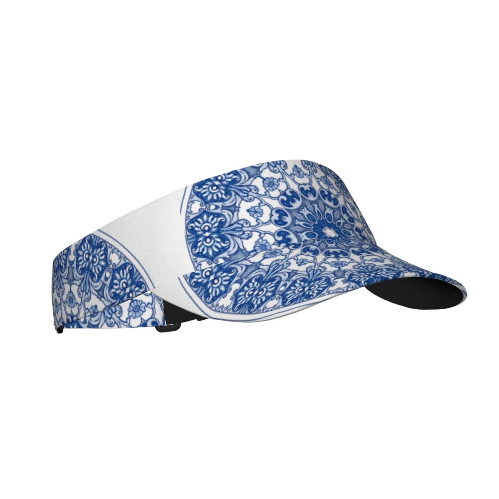 Balery Blue Watercolor Sport Wear Athletic Visor Sun Sports Visor Hat ...