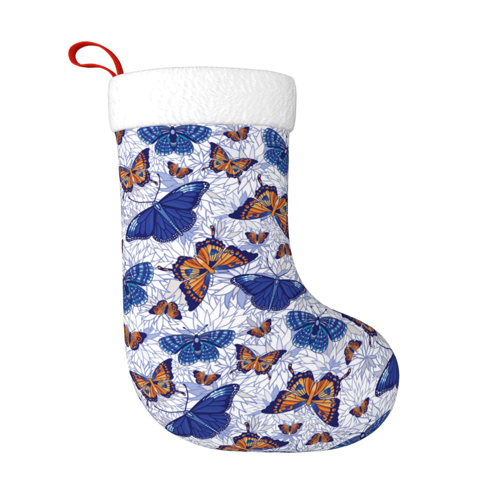 Balery Butterflies1 Pattern Christmas Stockings with Initials, 18 ...