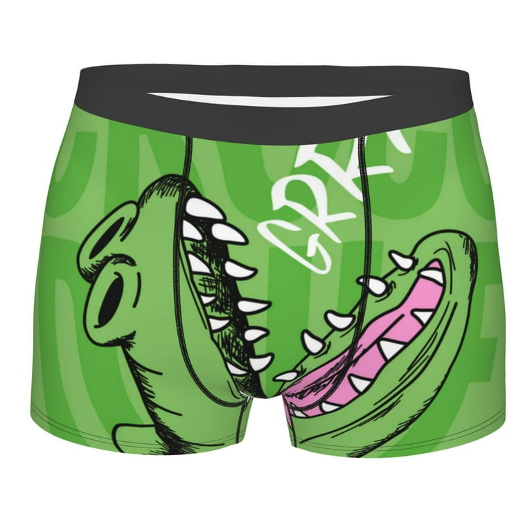 Balery CROCODILE HEAD Men s Boxer Briefs Soft and Breathable Cotton Underwear with nylon Waistband X Large