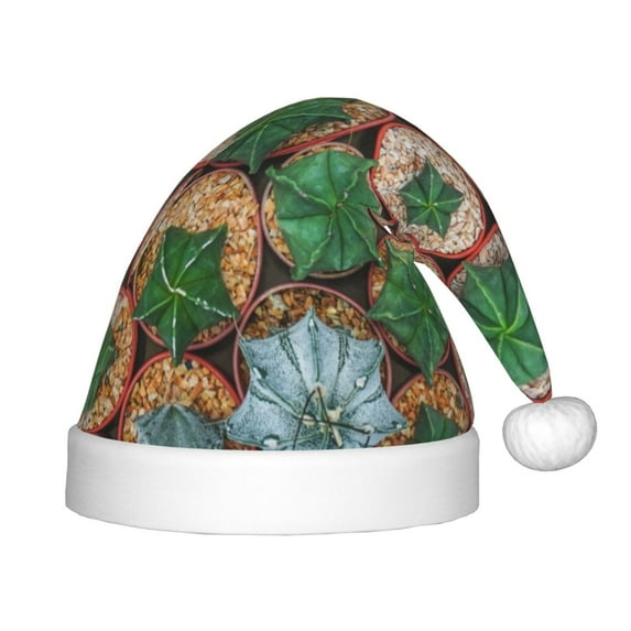 Balery Cactus 4 Pattern Santa Hat Christmas Hat Funny Christmas Hat ...