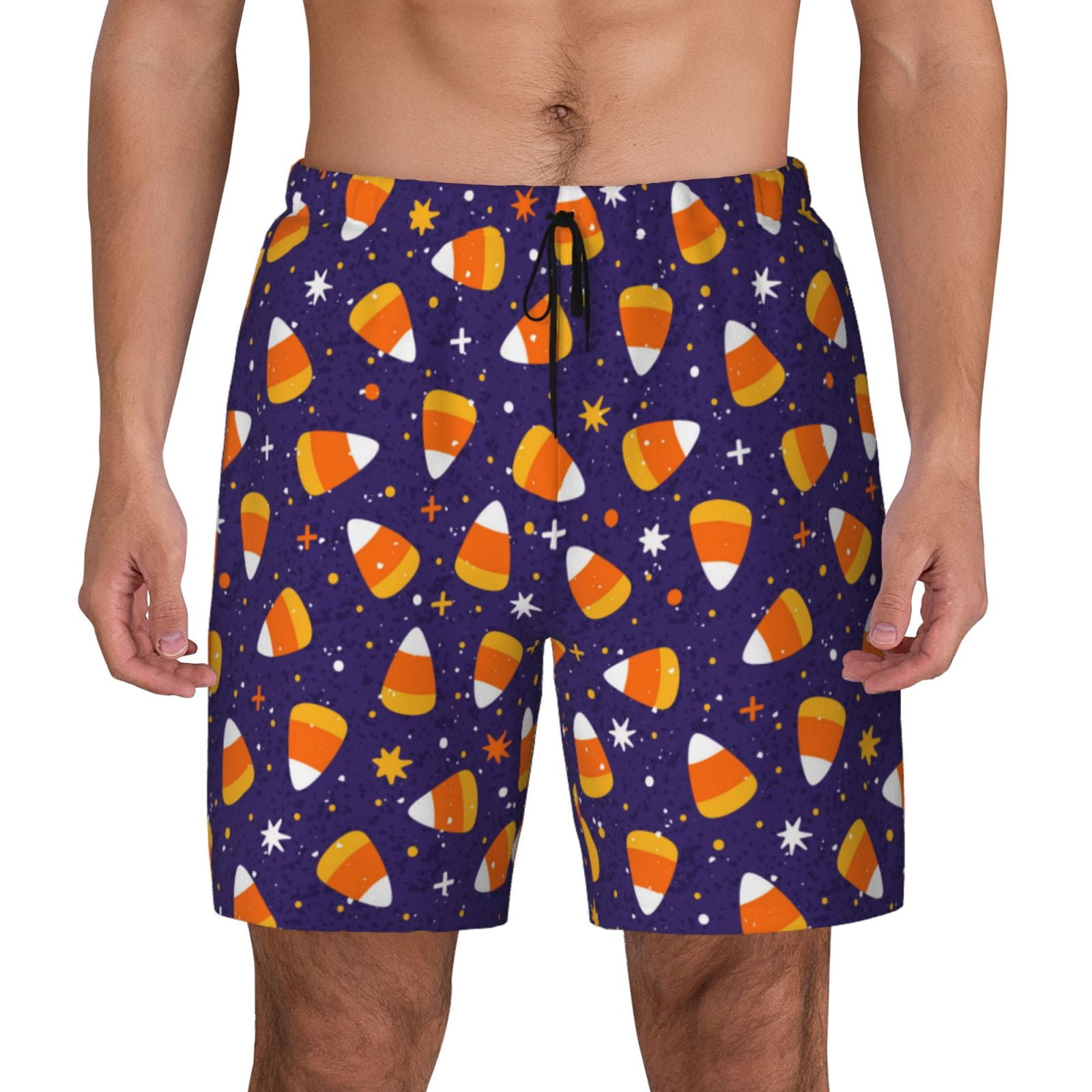Balery Candy Corn (2) Mens Swim Trunks Swim Shorts for Men Quick Dry ...