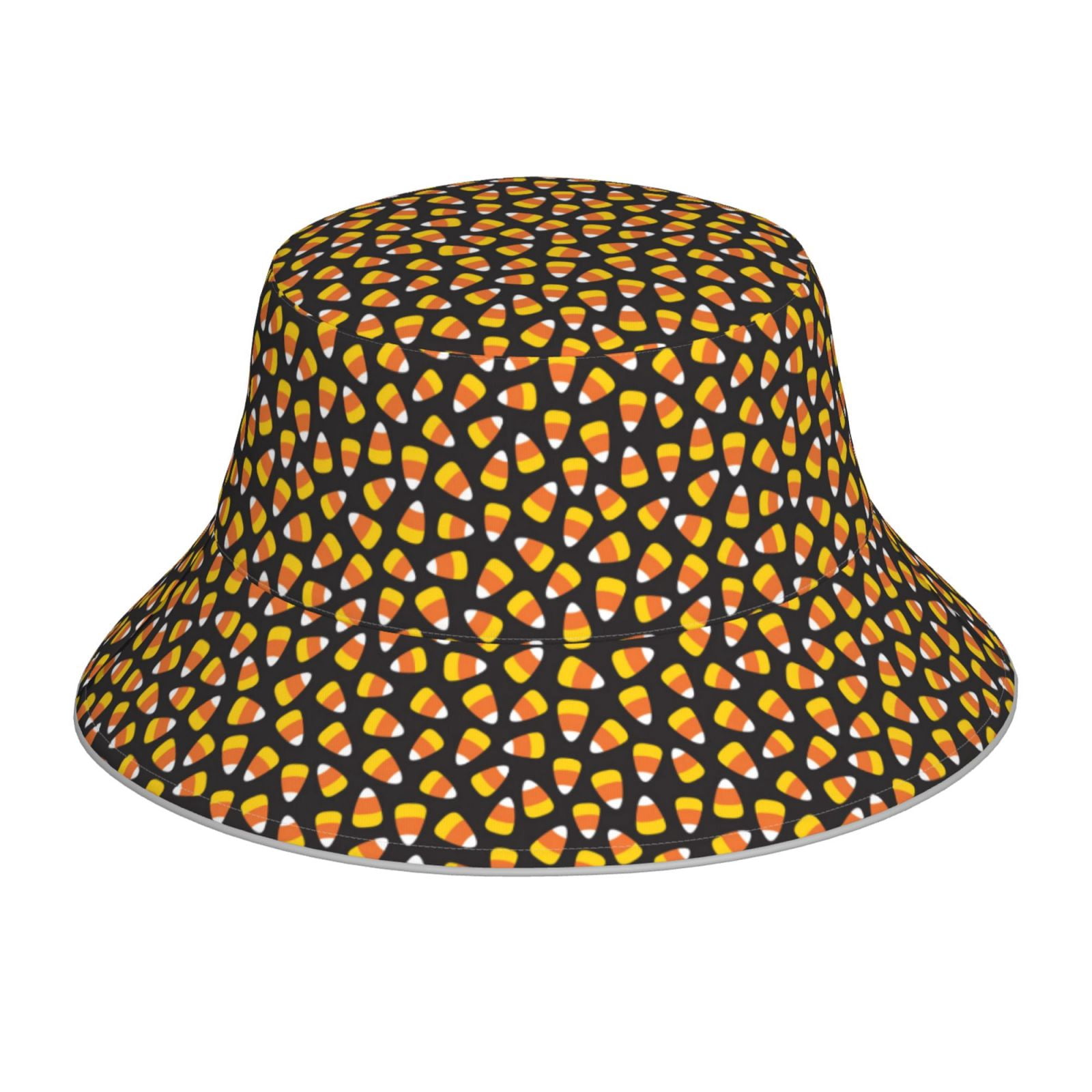 Balery Candy Corn Sun Hats for Men Women Bucket Hat UPF 50+ Buckey Hat ...