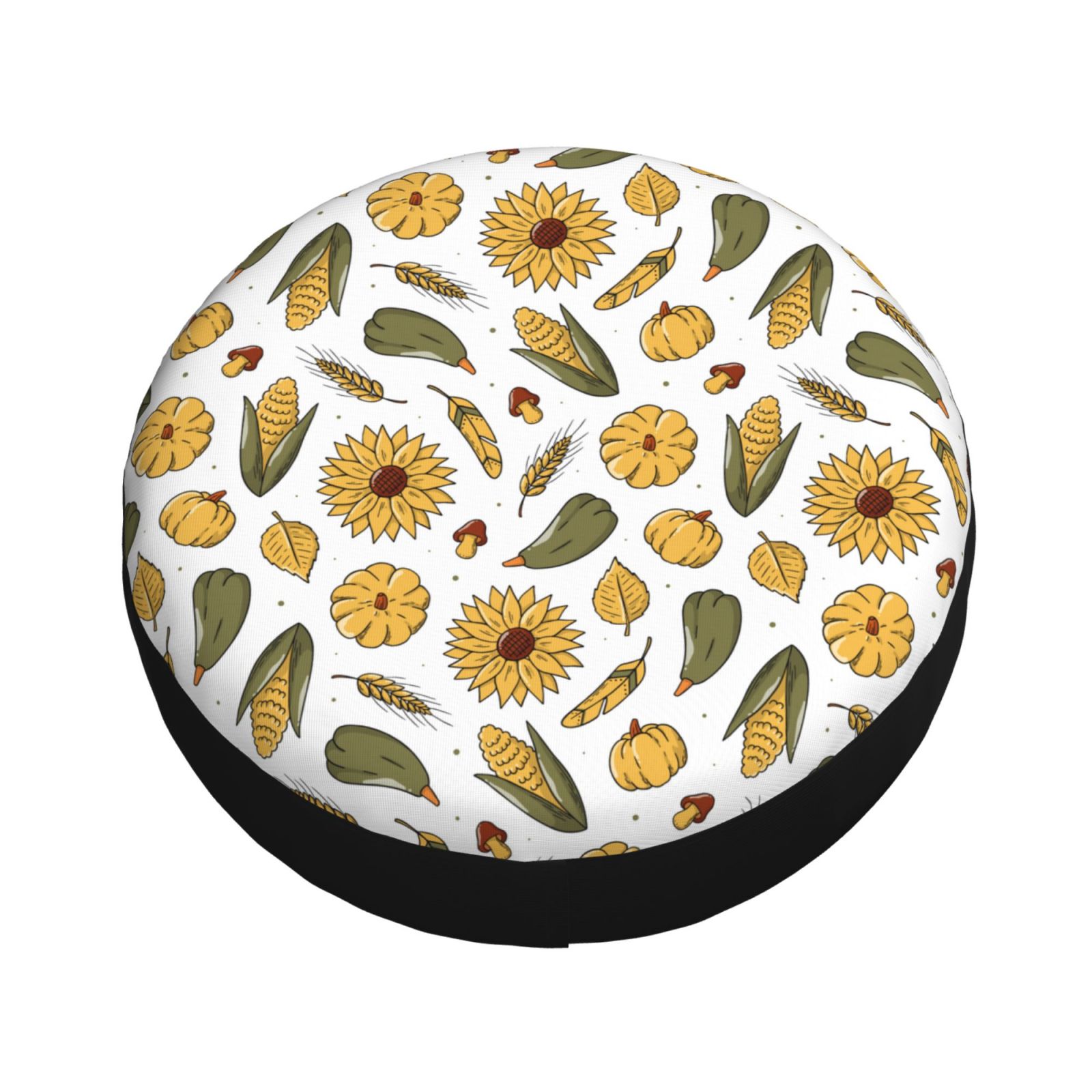 Balery Cartoon Corn Pumpkin Sunflower Tire Covers - Tough Tire Wheel ...