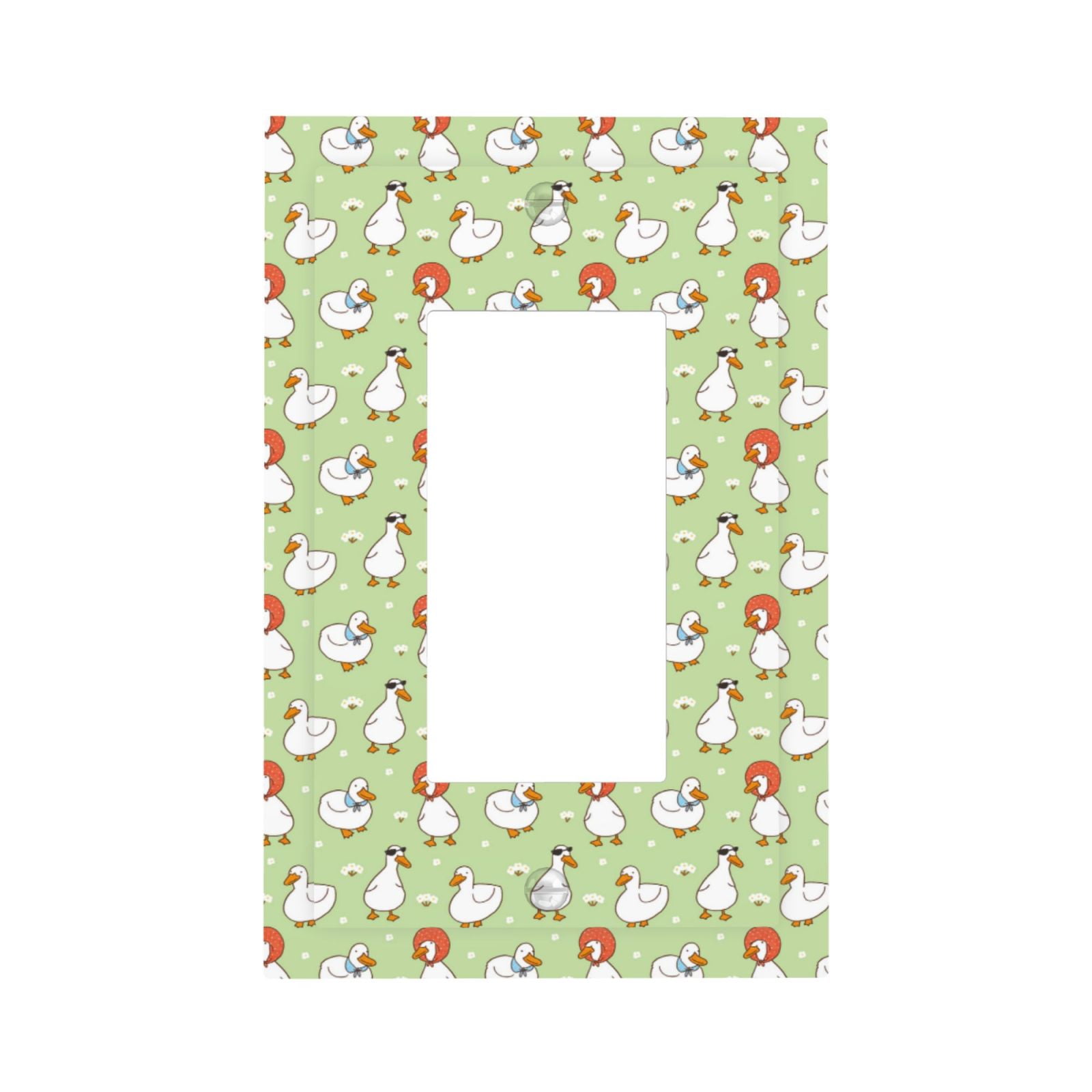 Balery Cartoon Duck for Duplex Wall Plates Kit, Electrical Outlet ...