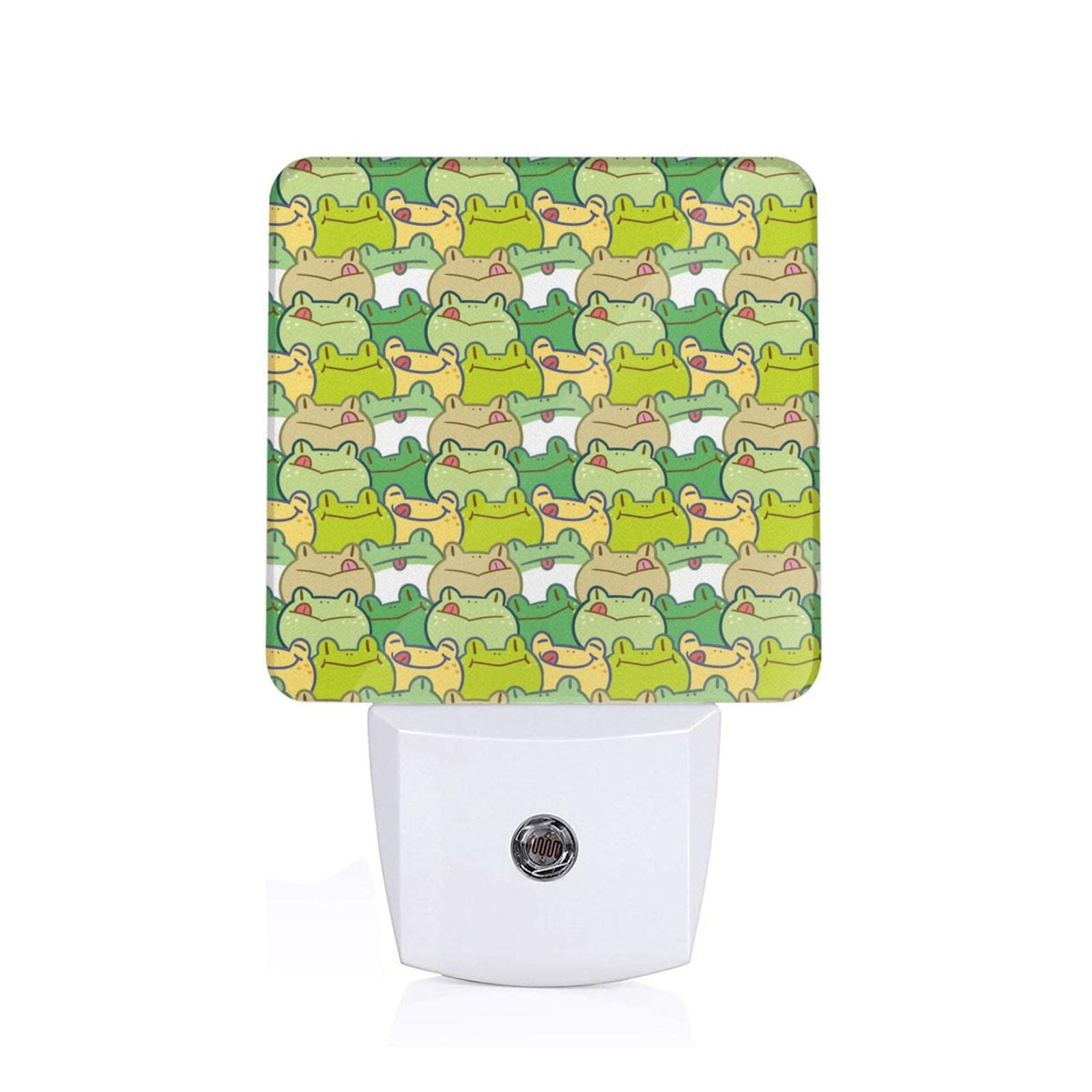 Balery Cartoon Frog Pattern LED Night Light with Automatic Sensor Plug ...
