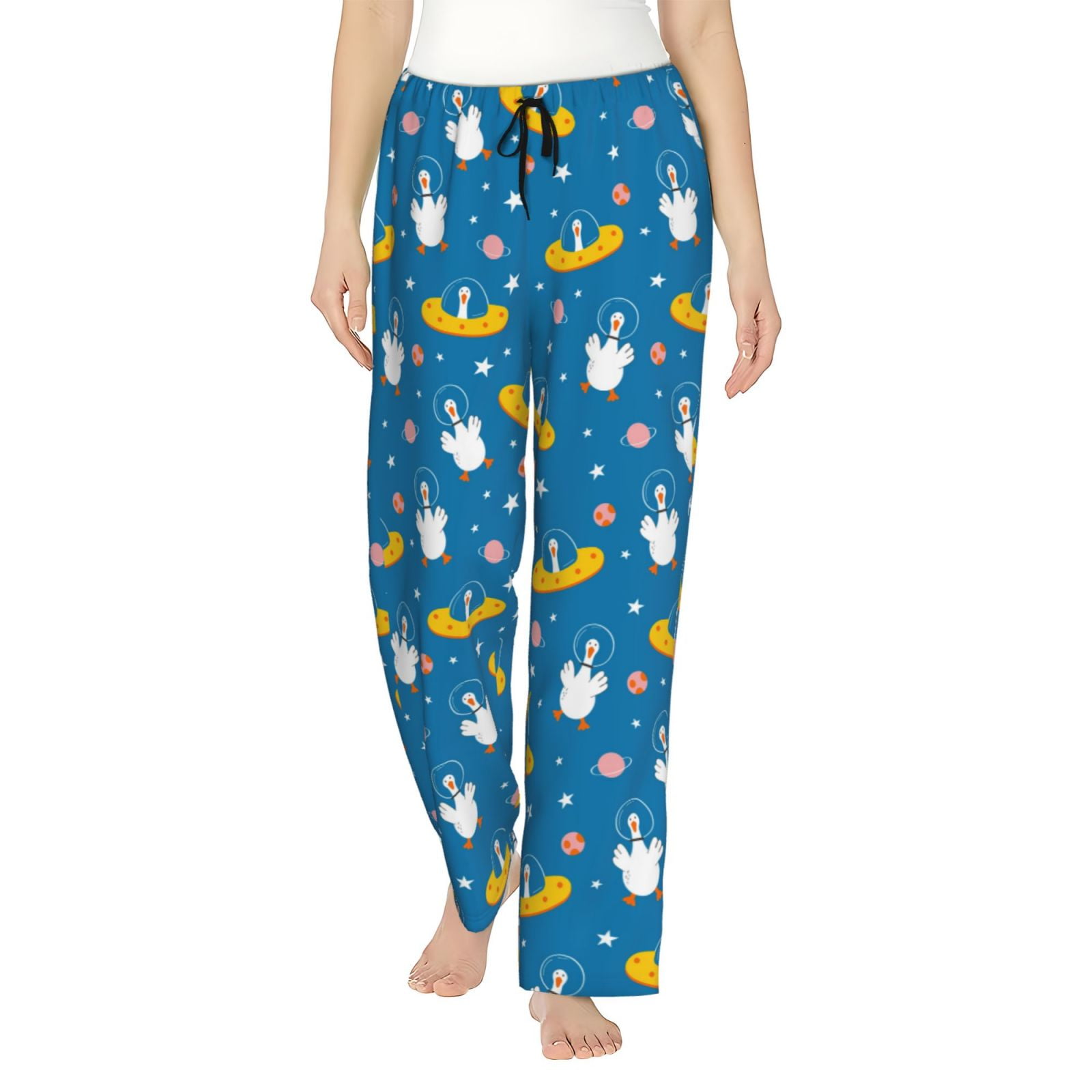 Balery Cartoon Goose print Women's Pajama Pants,Ultra Lightweight Pjs ...