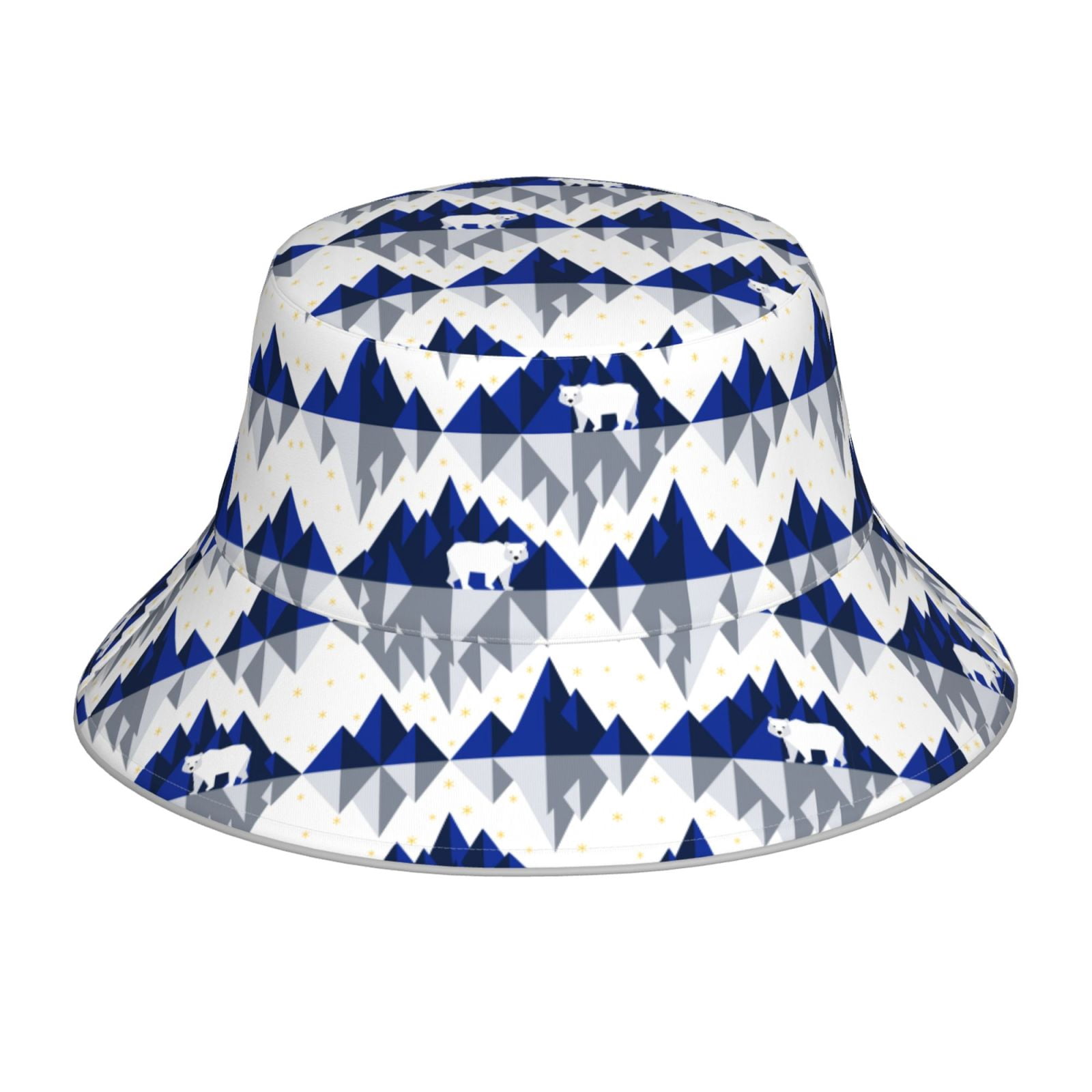 Balery Cartoon Iceberg Polar Bear Sun Hats for Men Women Bucket Hat UPF ...
