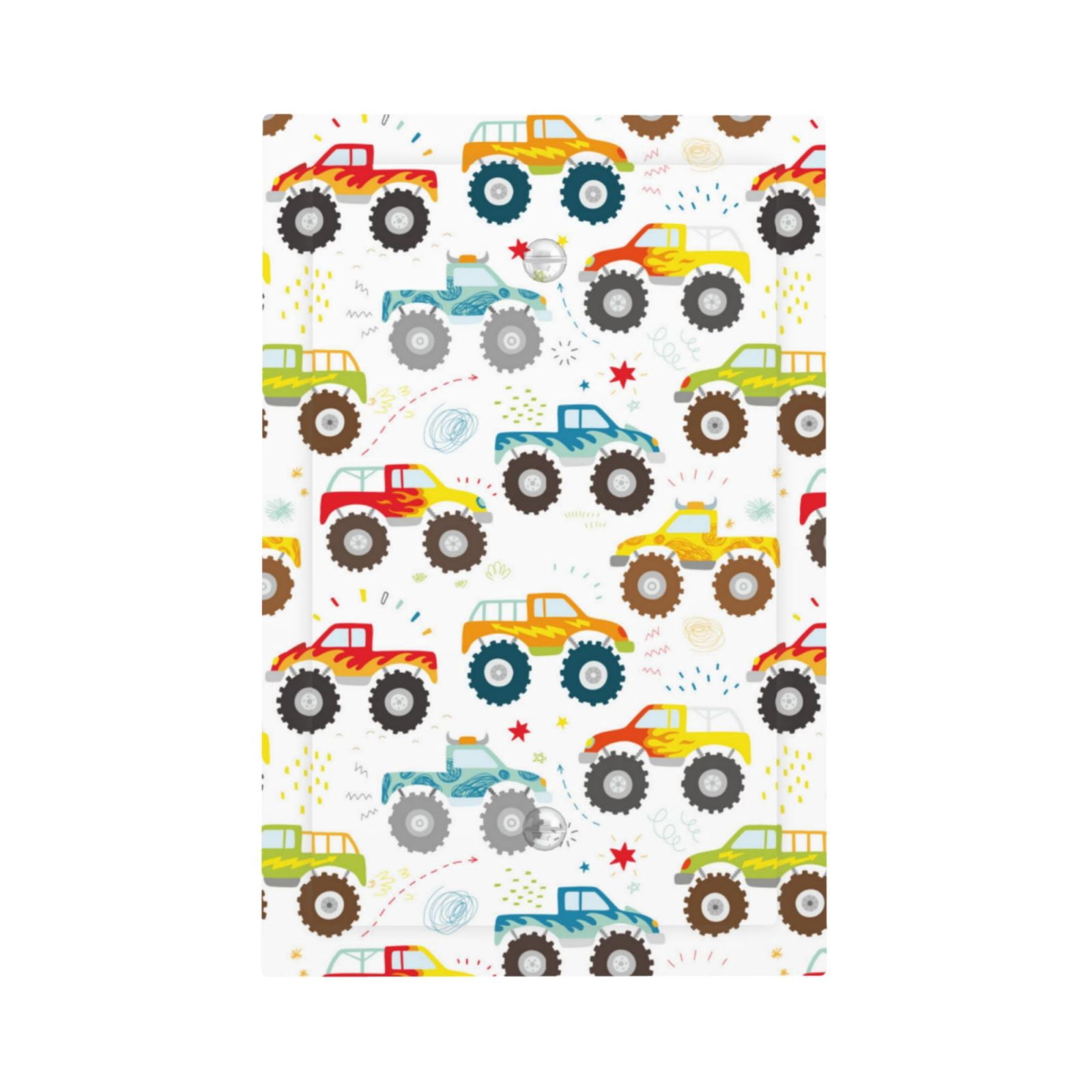 Balery Cartoon Monster Trucks for Duplex Wall Plates Kit, Electrical ...
