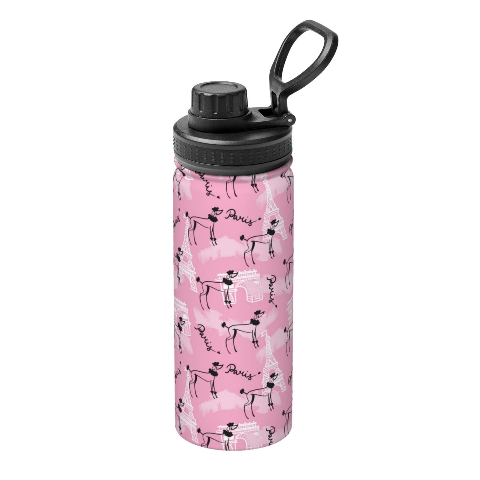 Balery Cartoon Poodle Dog Pattern 18oz Sports Insulated Kettle ...