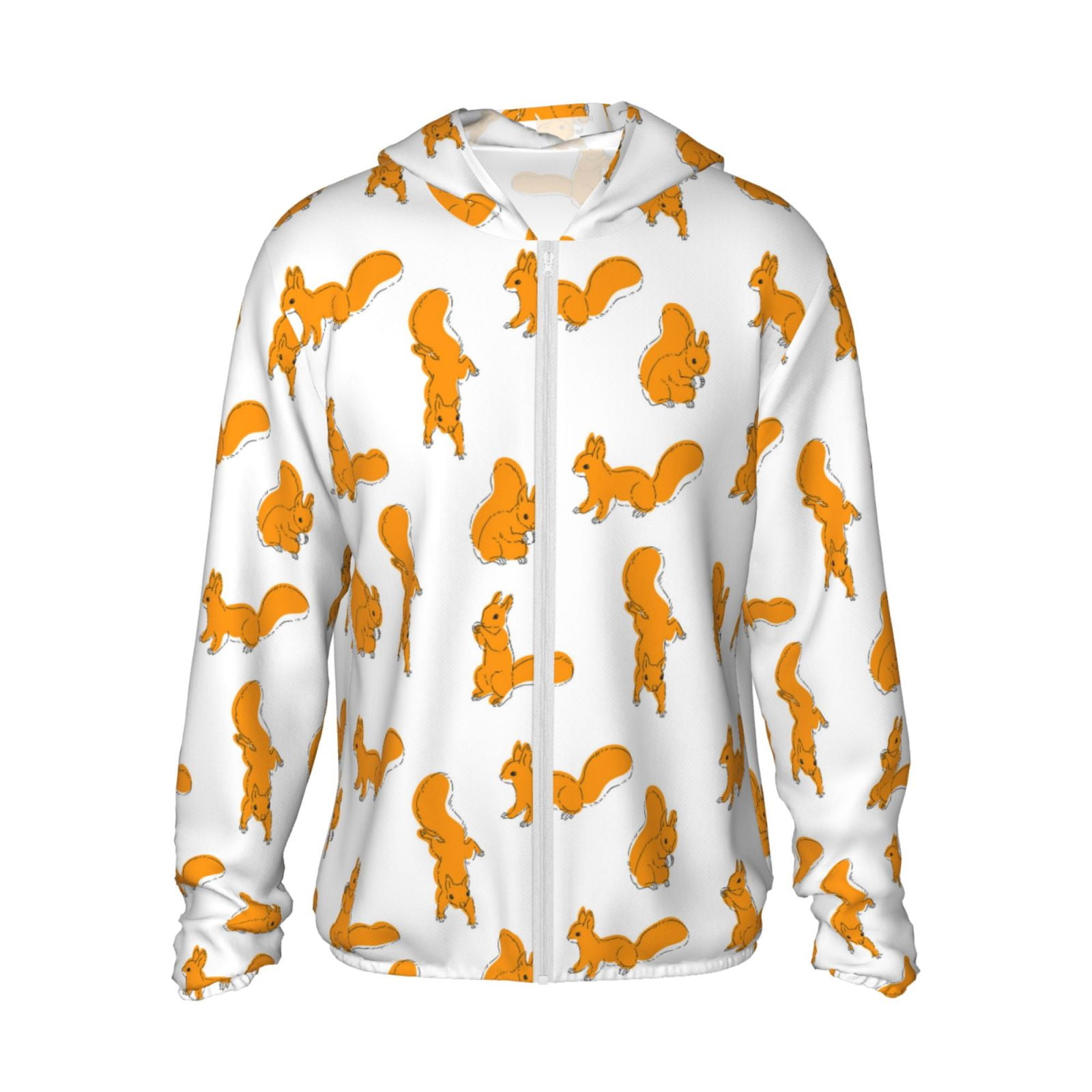 Balery Cartoon Squirrel Men's Women's UPF 50+ Sun Protection ...