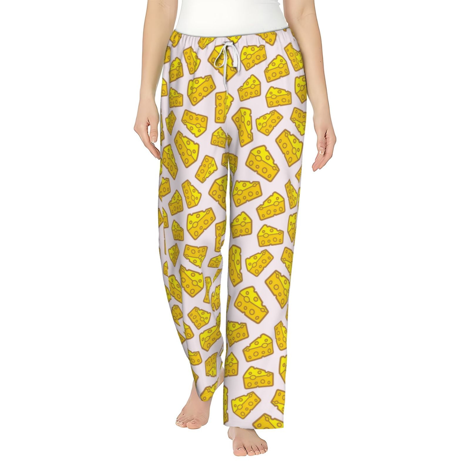 Balery Cheese print Women's Pajama Pants,Ultra Lightweight Pjs,Lounge ...