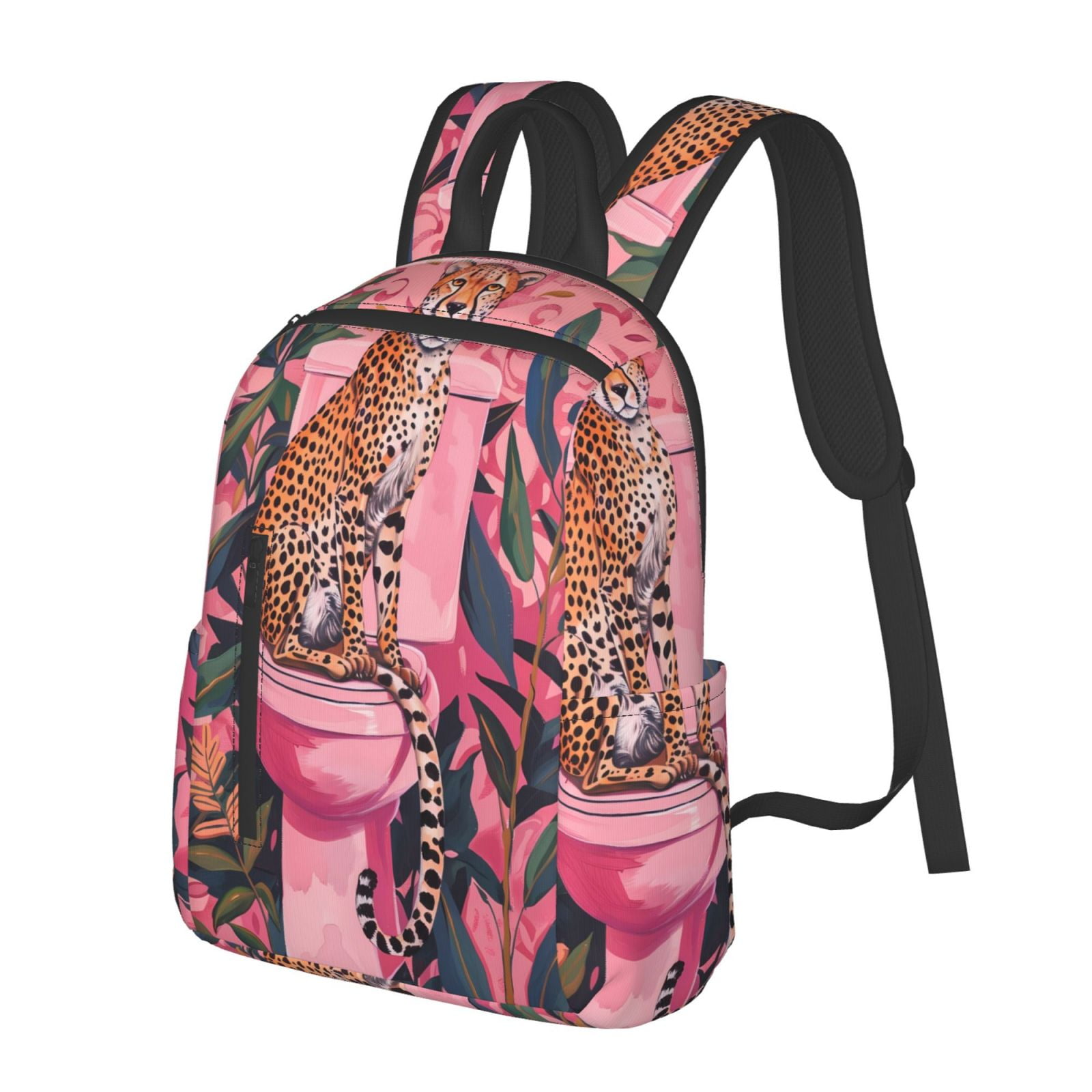 Balery Cheetah On Toilet Humor Art Lightweight Backpack for Men and ...