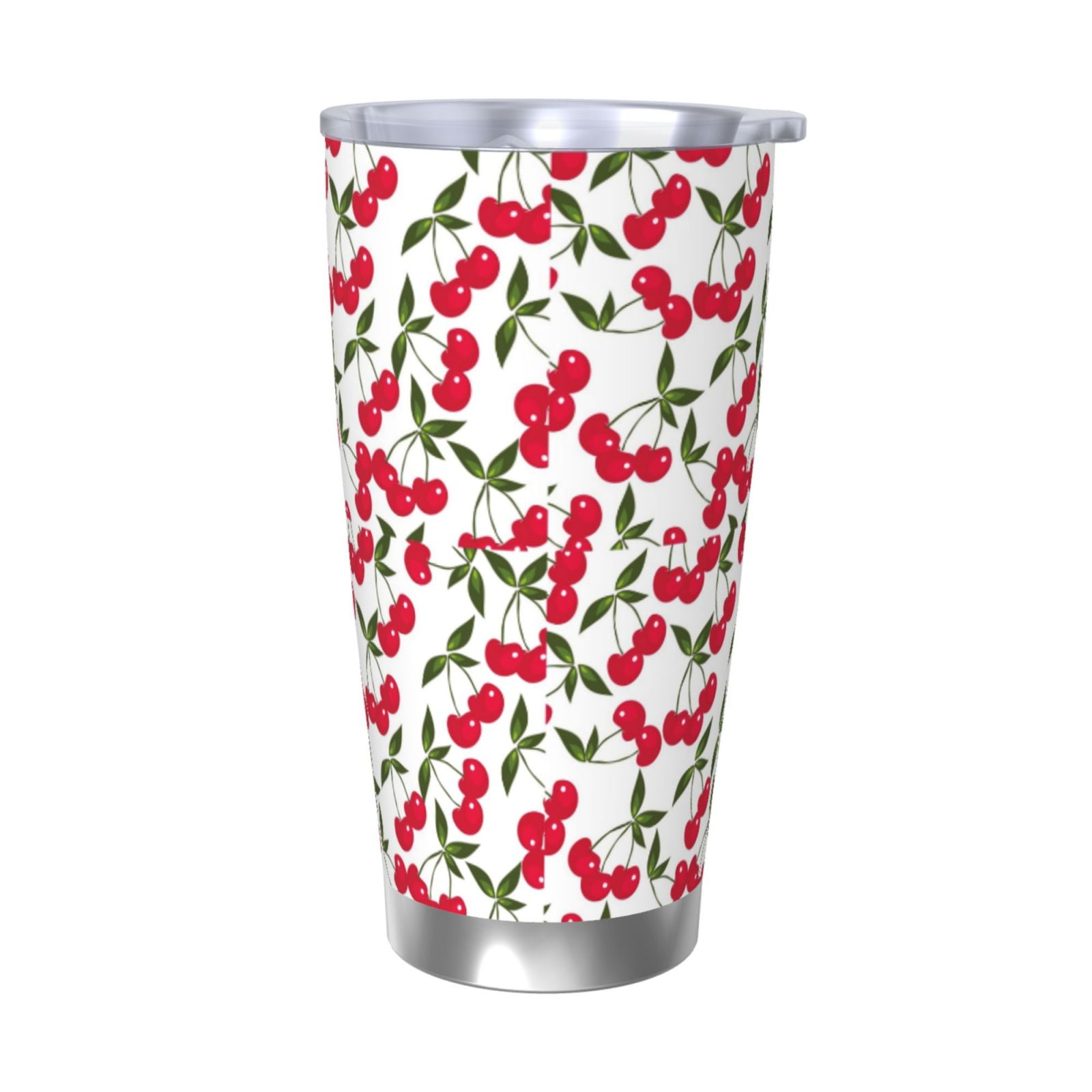 Balery Cherry_1 Pattern 20oz Insulated Car Cup with Dual Drink Lids ...