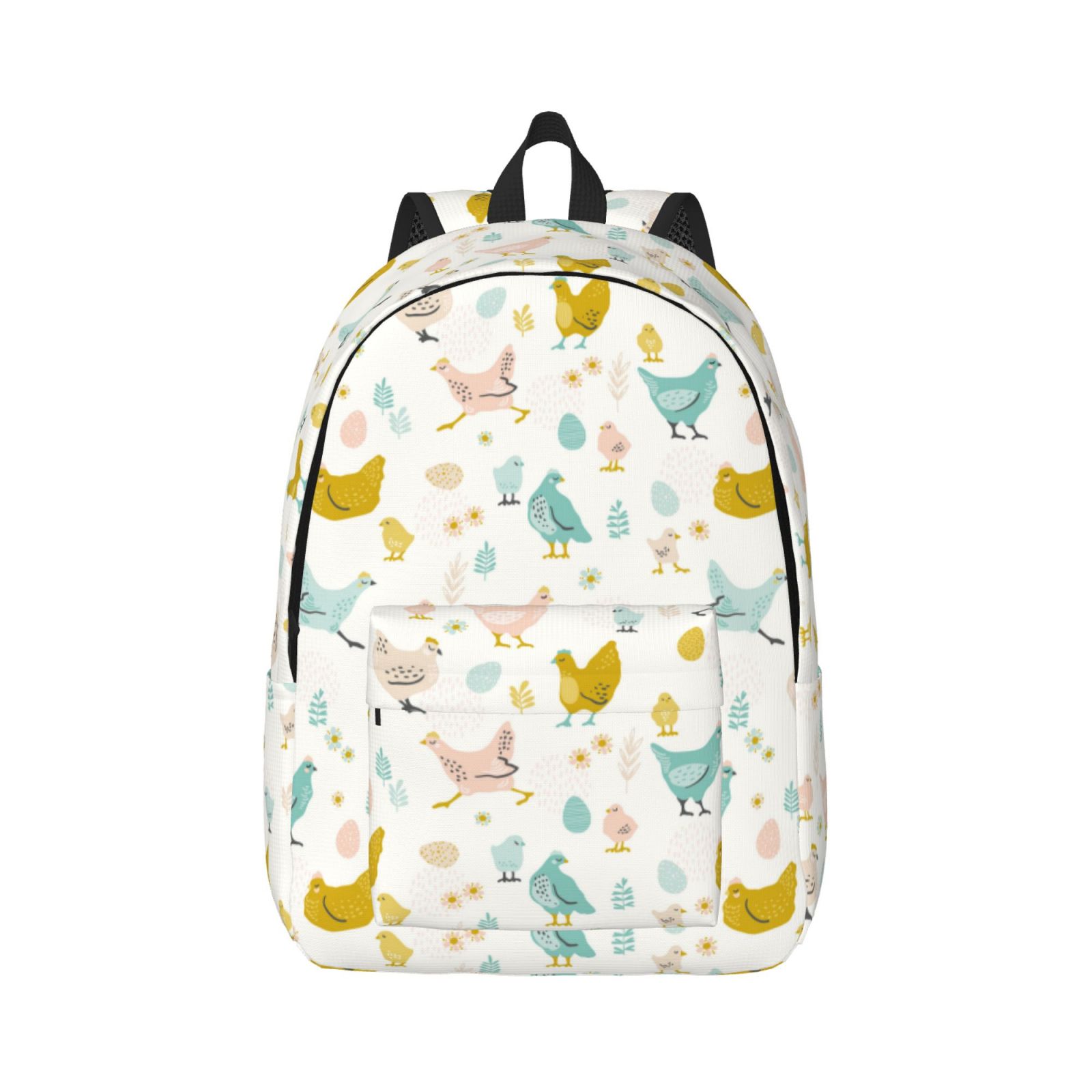 Balery Chicken Vintage Canvas Backpack for Men and Women - Large ...