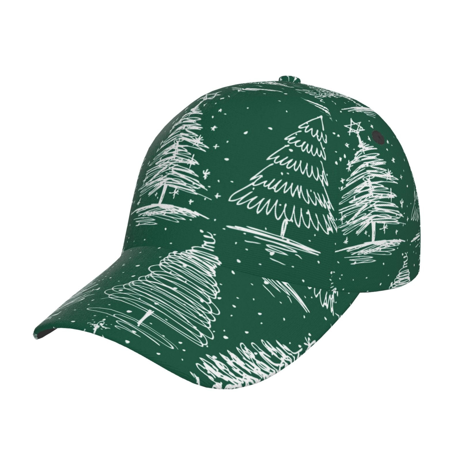 Balery Christmas Trees Baseball Cap For Women Men,Adjustable Size For ...